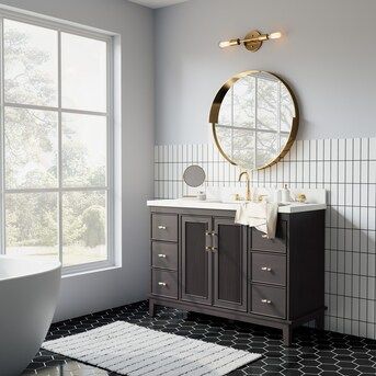 Scott Living Oberman 48-in Black … curated on LTK