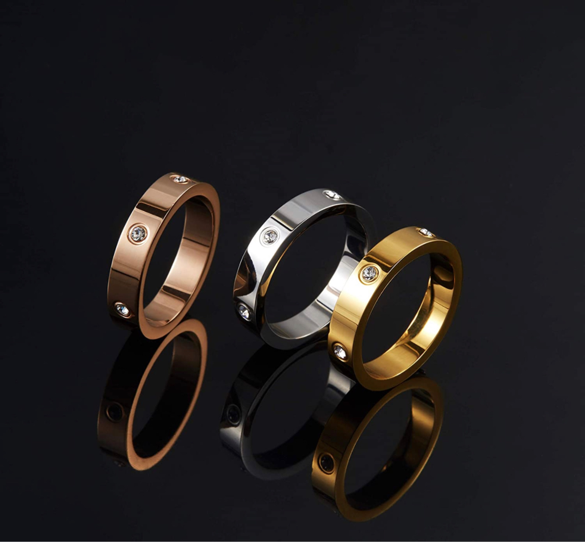sxzqarw Love Rings with Screw … curated on LTK