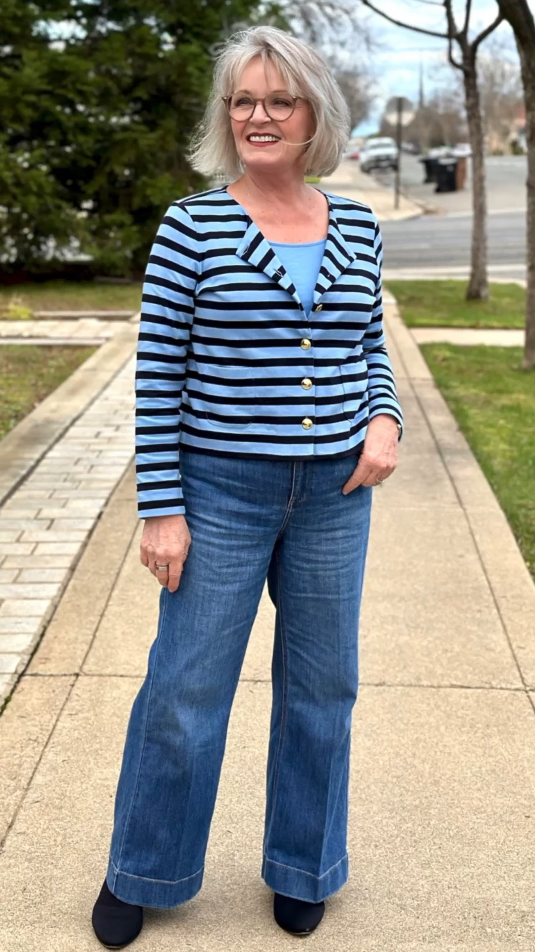 Ultra Wide Leg Denim Trousers - … curated on LTK