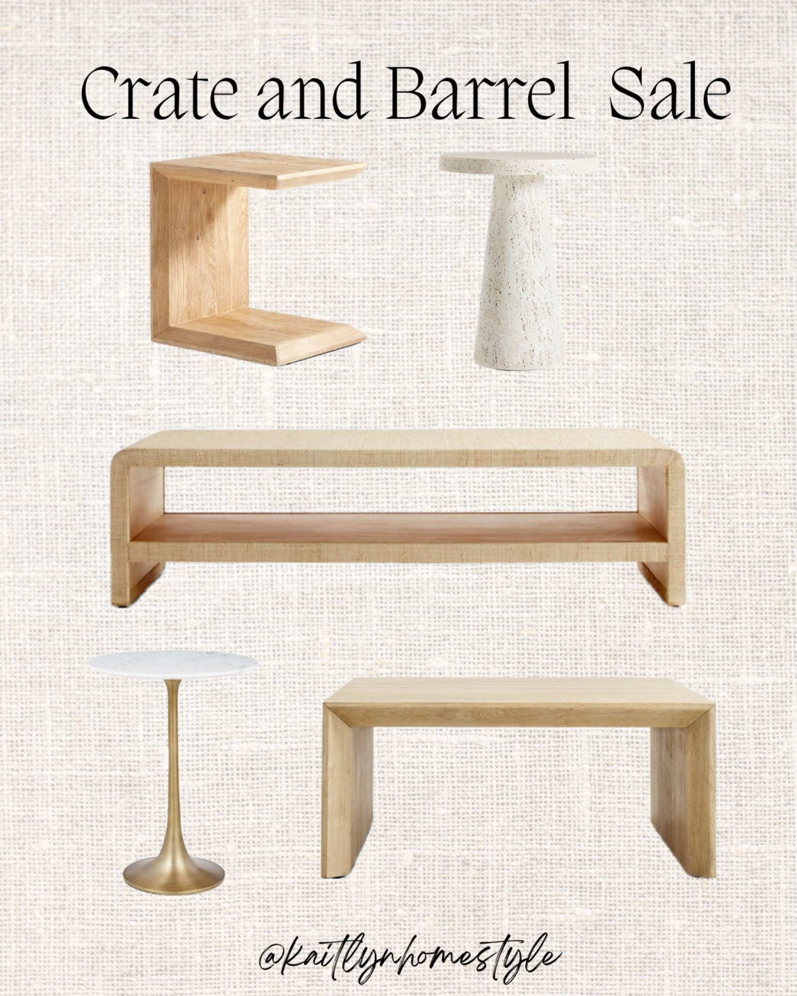 Baja Natural Oak C Table + Reviews curated on LTK