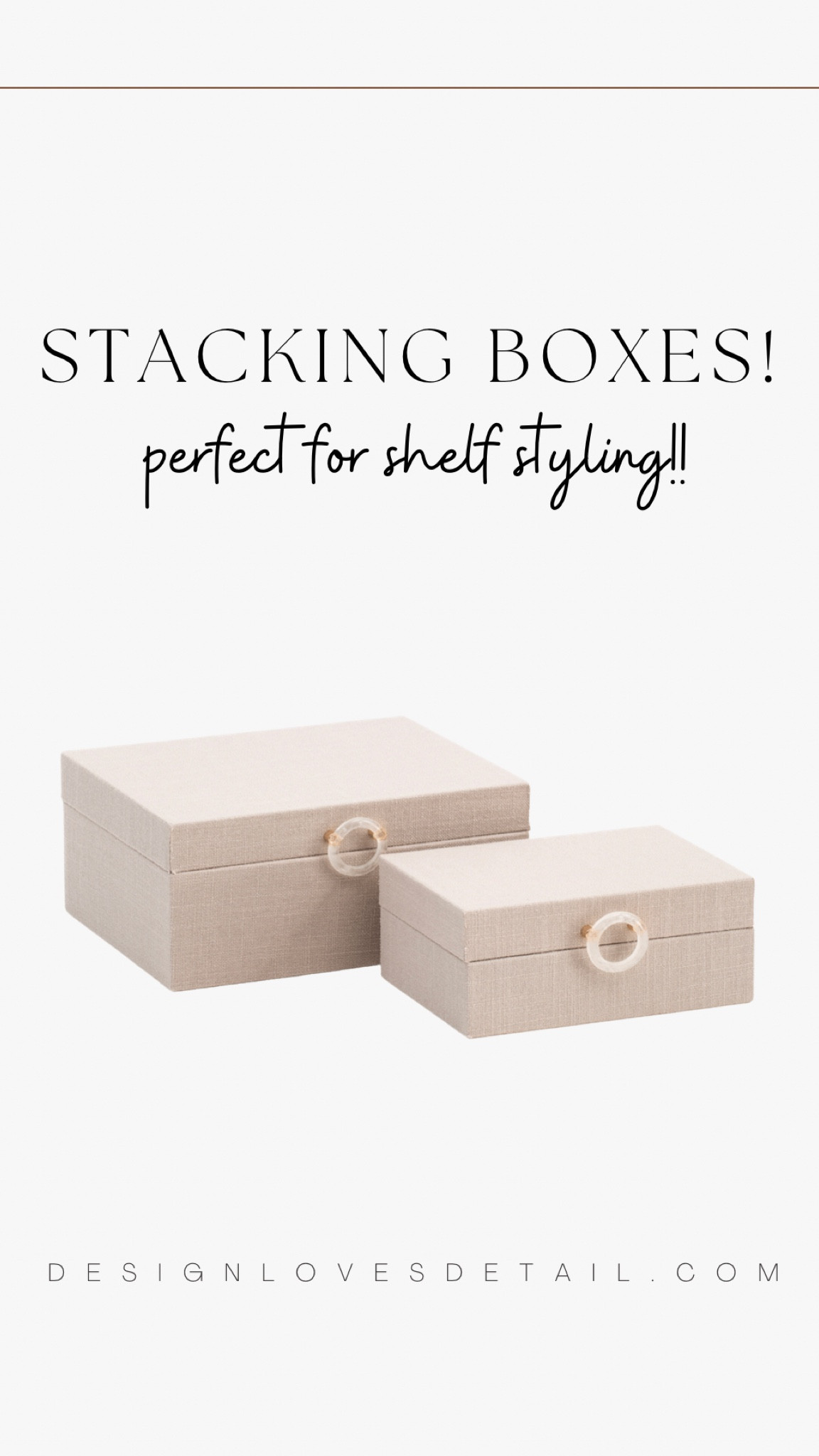 Set Of 2 Wood Boxes curated on LTK