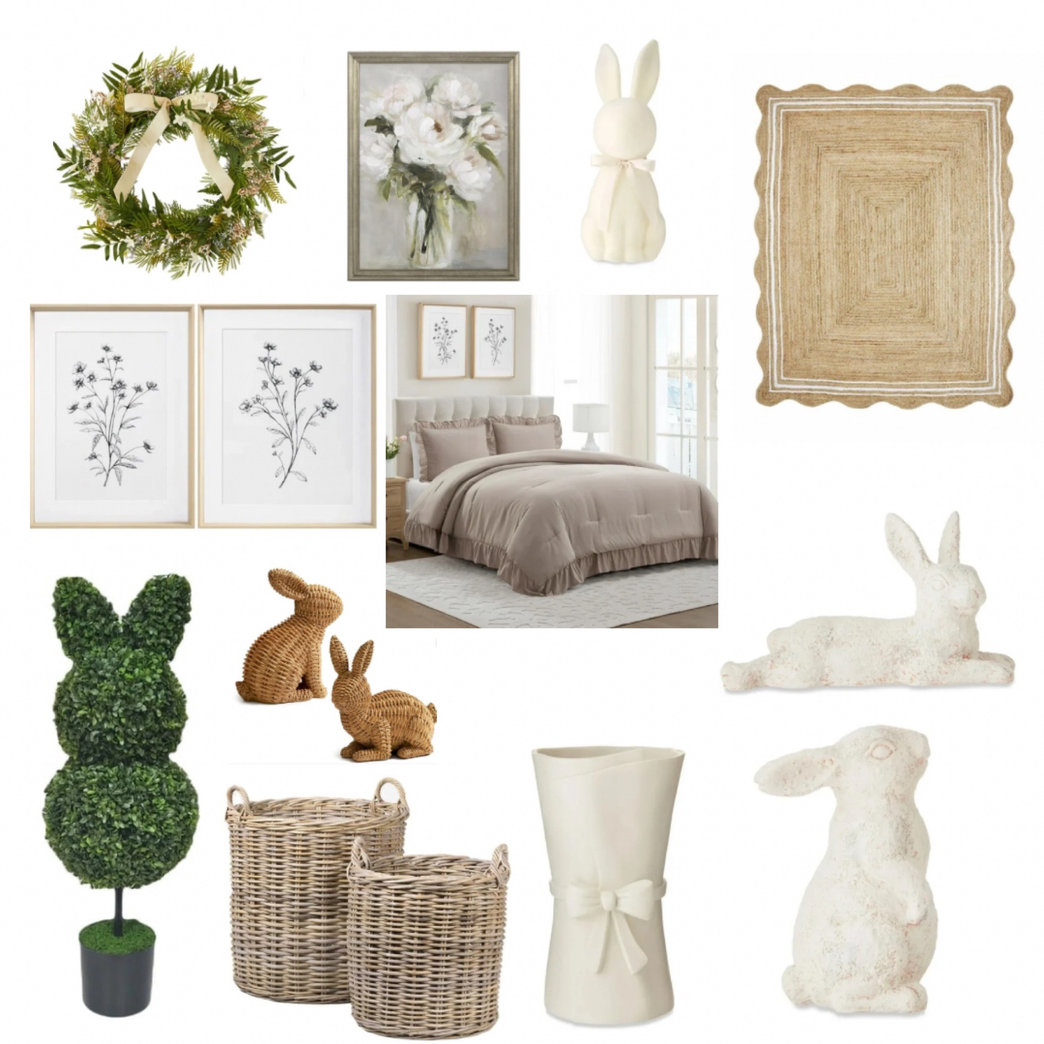 Easter Greenery Wreath, 20 in, by … curated on LTK