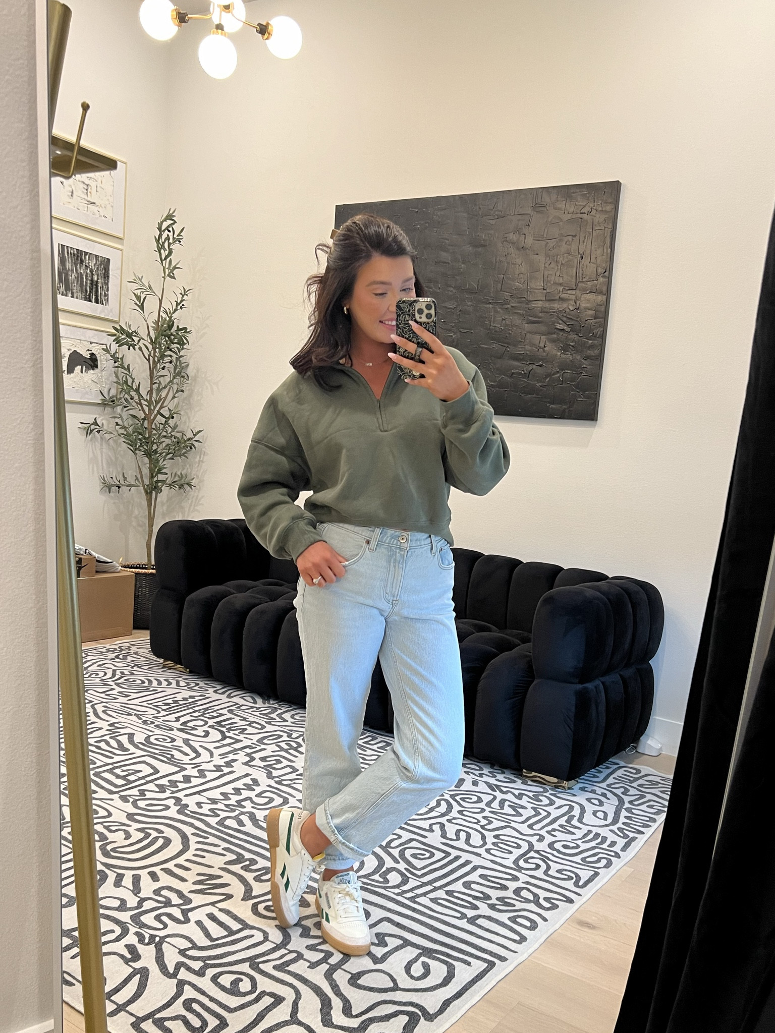 Essential Sunday Half-Zip curated on LTK