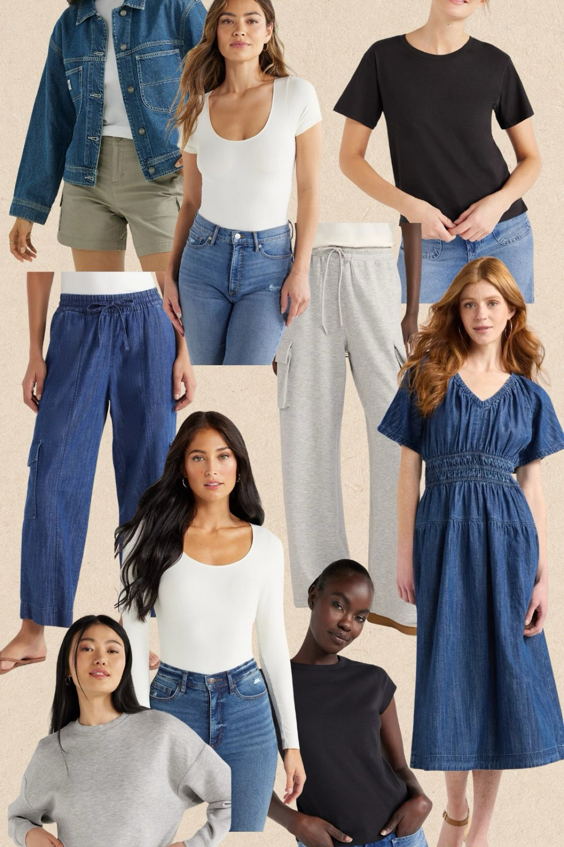 Free Assembly Women's Denim Tiered … curated on LTK