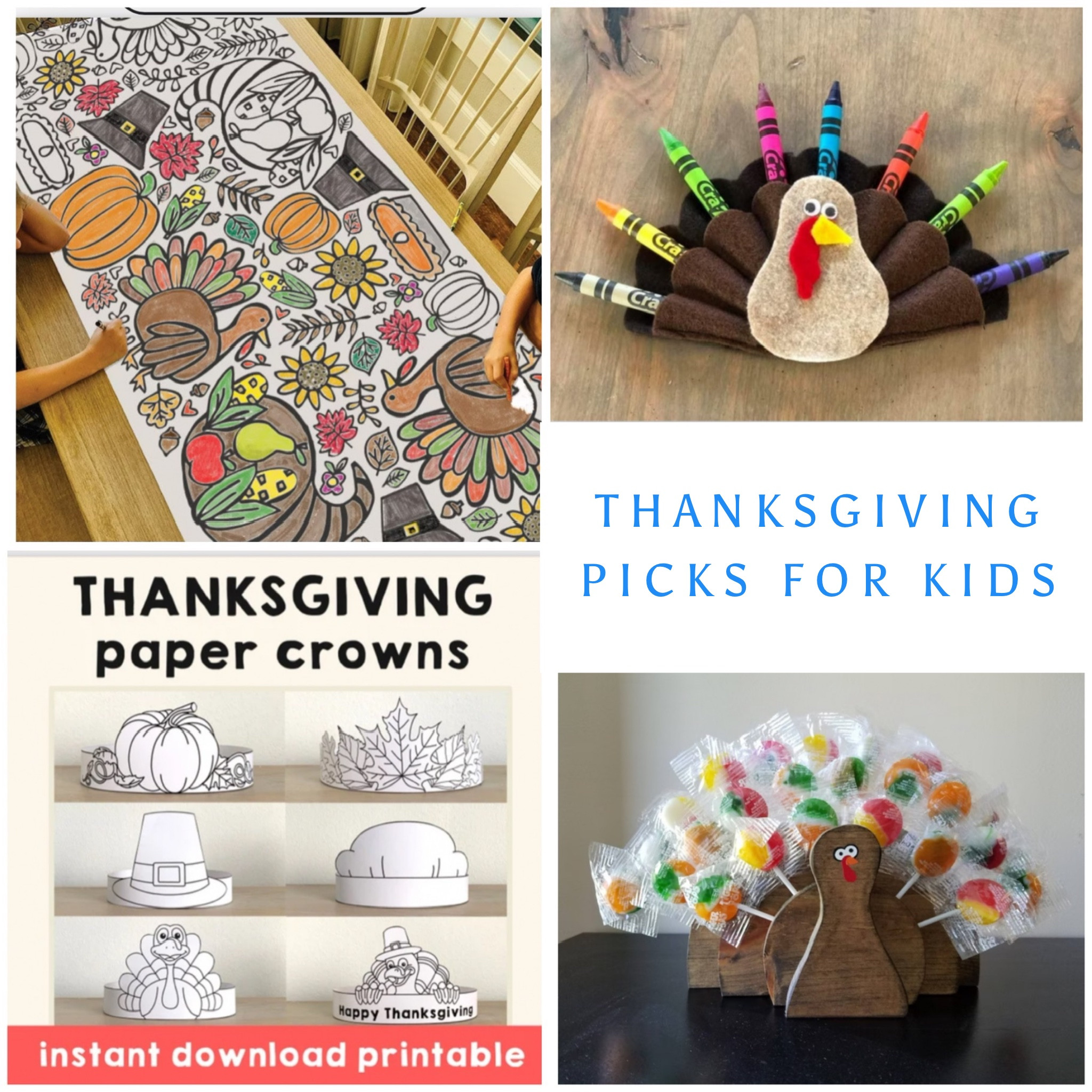 Thanksgiving Paper Crowns Craft … curated on LTK