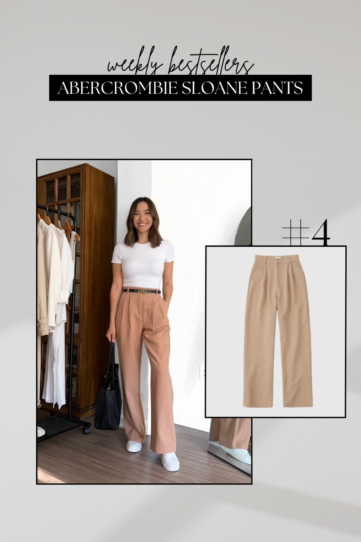 A&F Sloane Tailored Pant curated on LTK