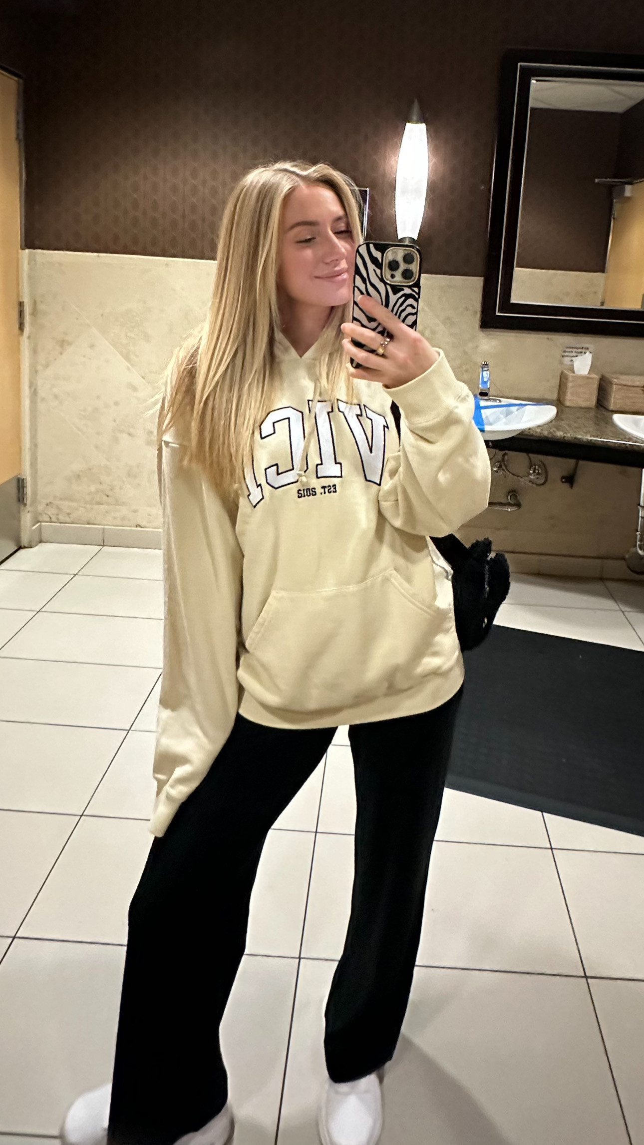 Vici Logo Oversized Hoodie curated on LTK
