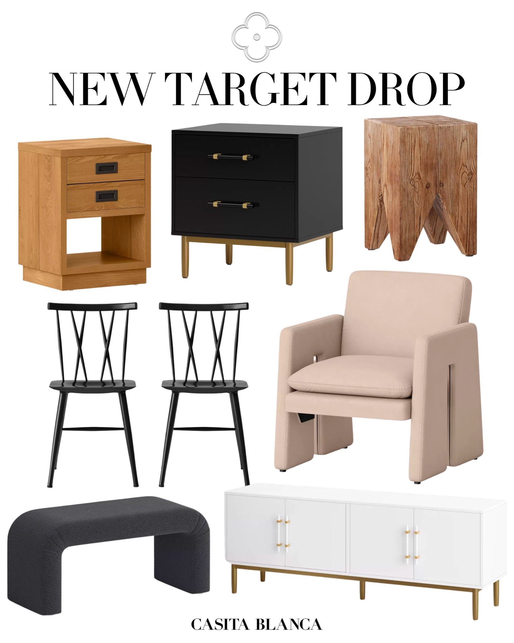 Faux Wood Block Accent Table - … curated on LTK