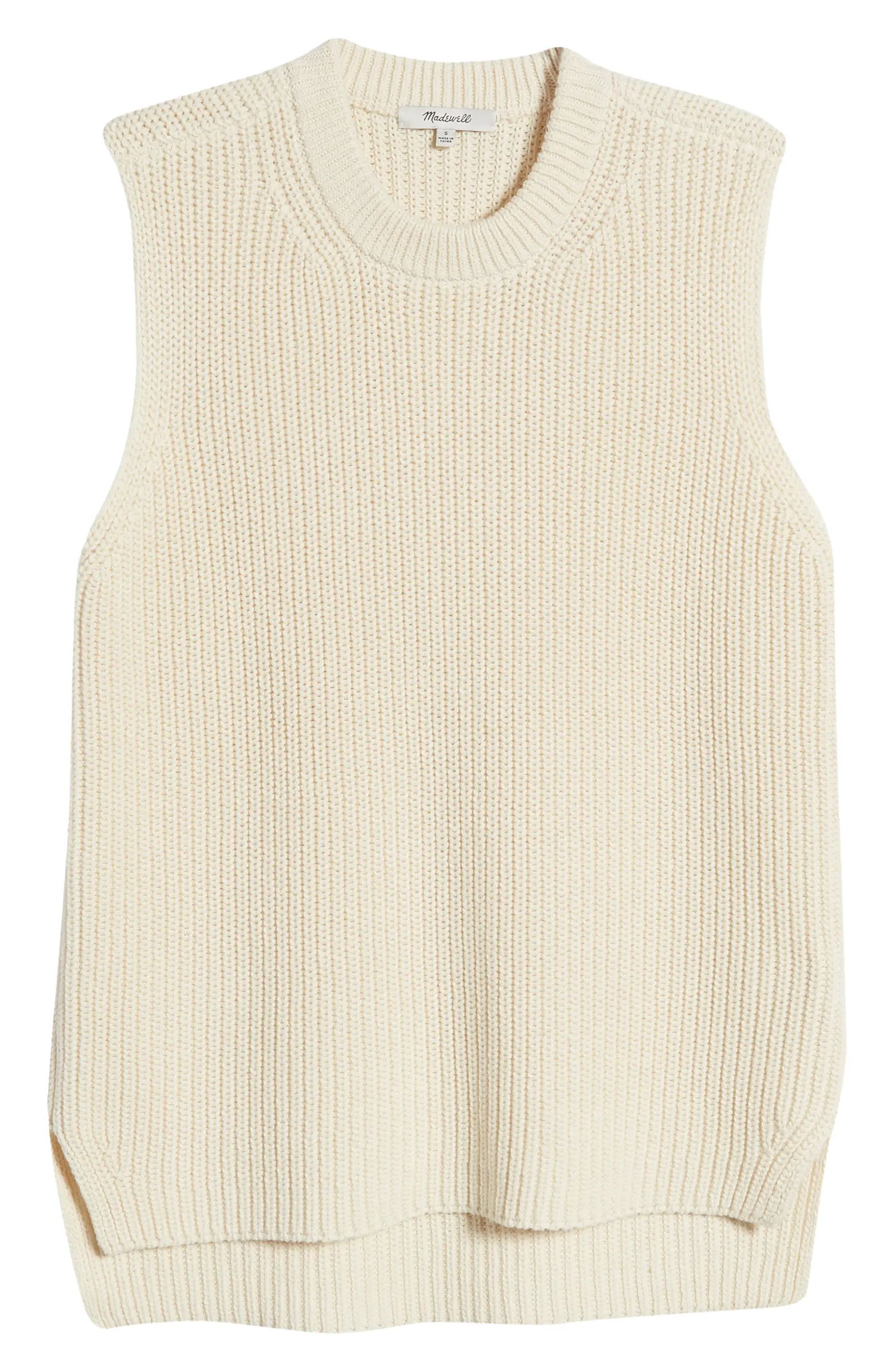 Madewell Ribbed Long Sweater Vest curated on LTK