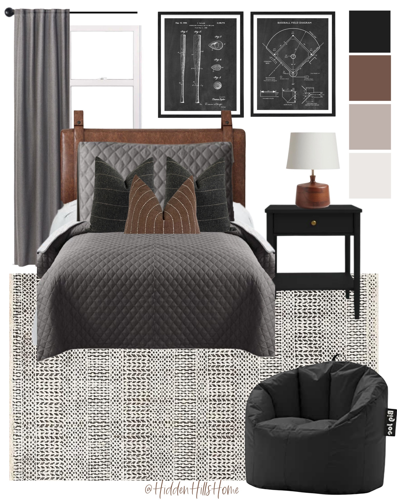 Kroeker Upholstered Panel Headboard curated on LTK