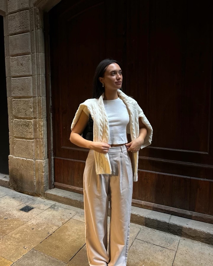 A&F Sloane Tailored Wide Leg Pant curated on LTK