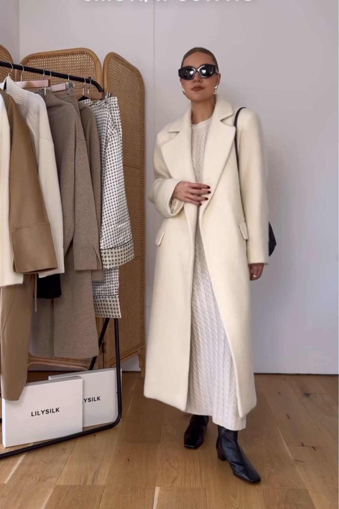 Ivy Mohair Coat, cream curated on LTK