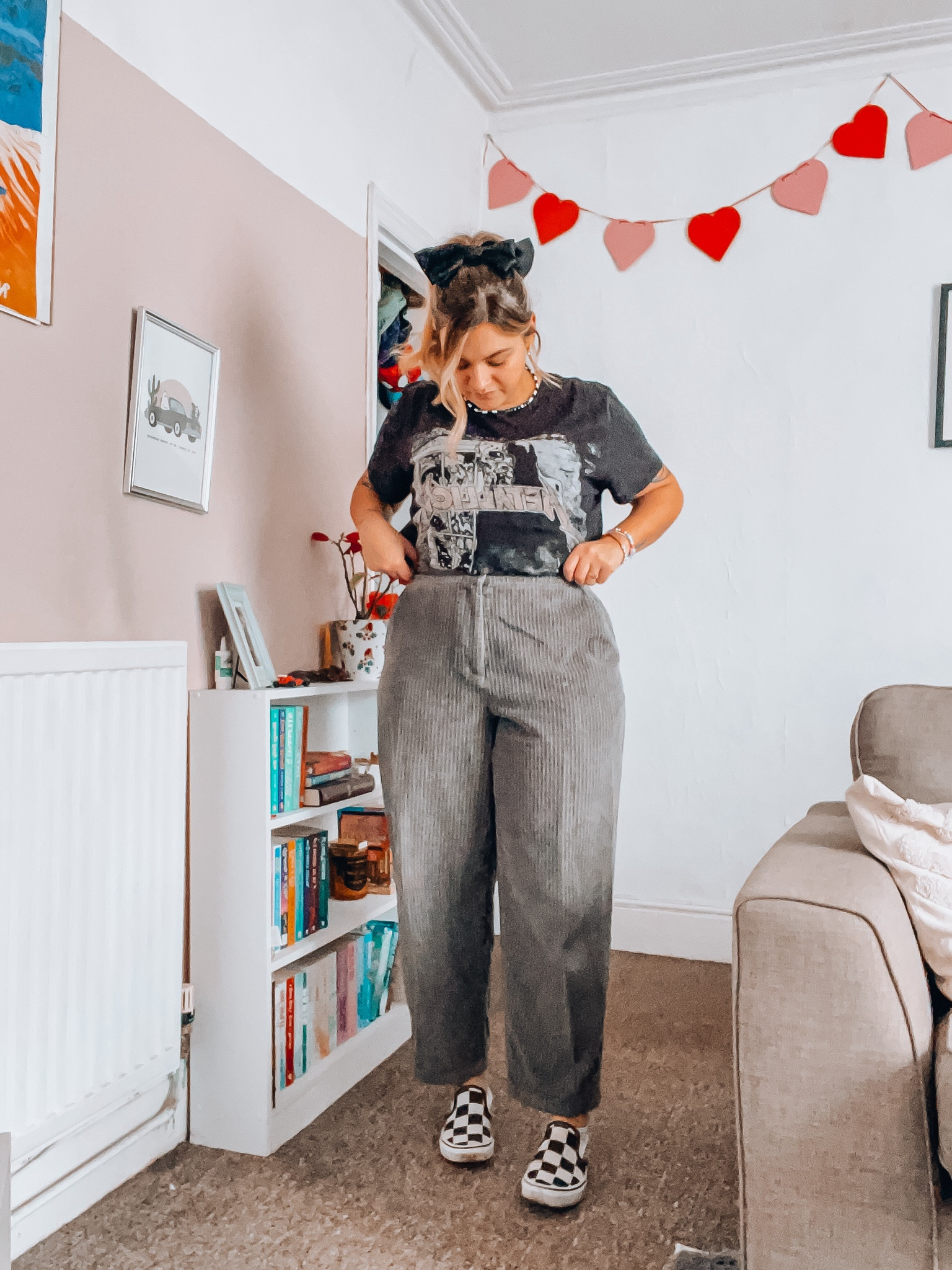 ASOS DESIGN cord barrel leg … curated on LTK