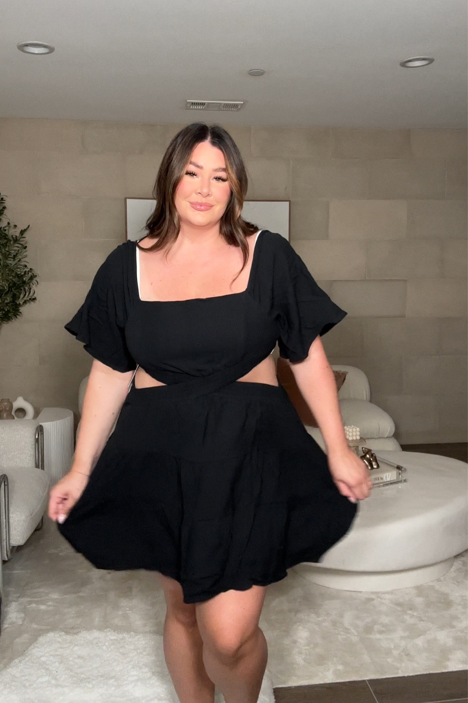 Jordyn Cut Out Mini Dress - Black curated on LTK