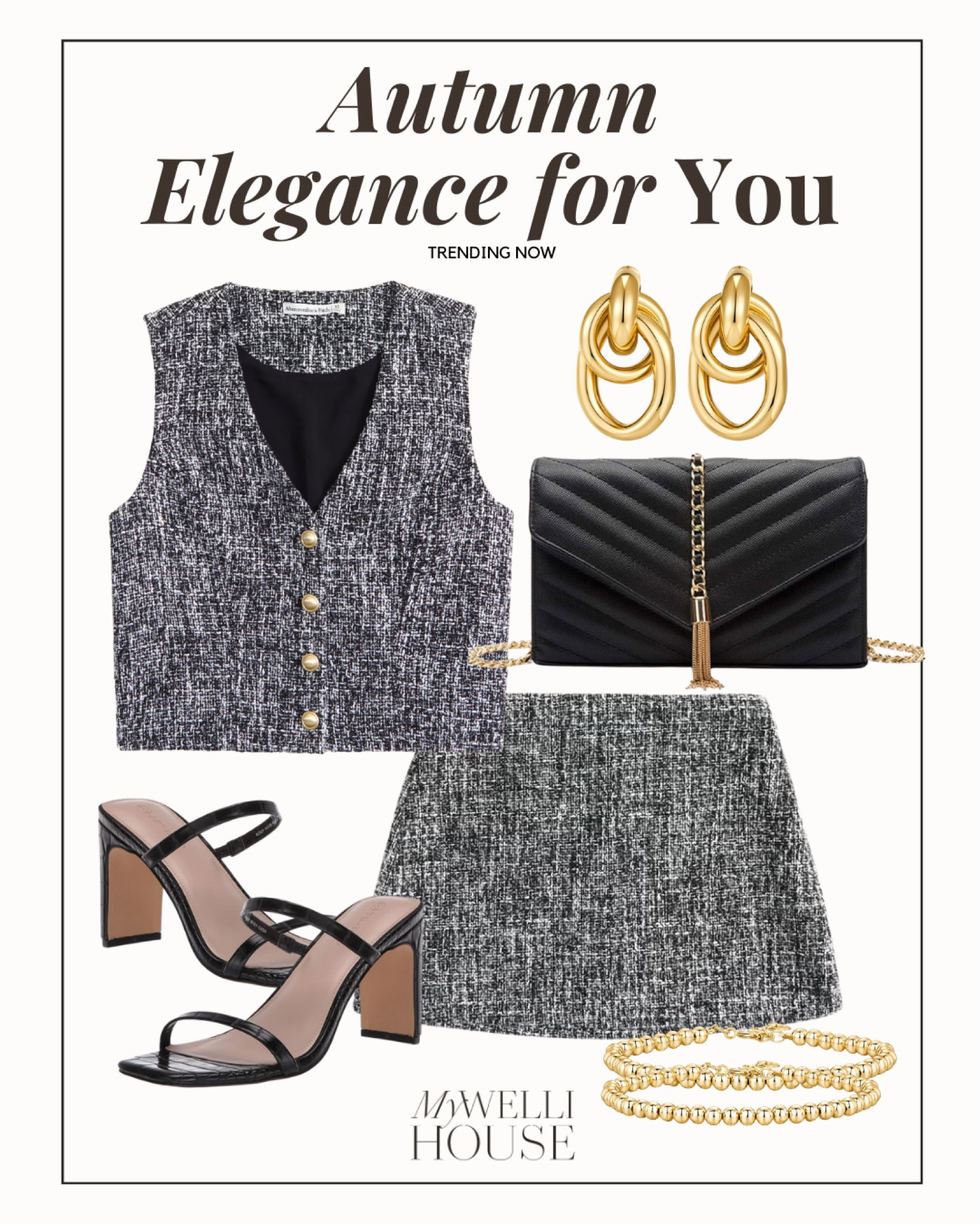 Women's Tweed Vest Set Top curated on LTK