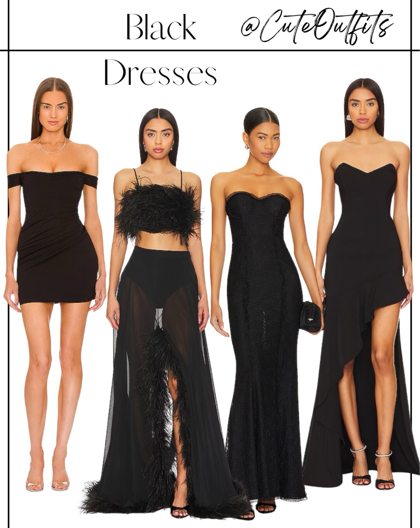 x REVOLVE Maia Mini Dress in Black curated on LTK