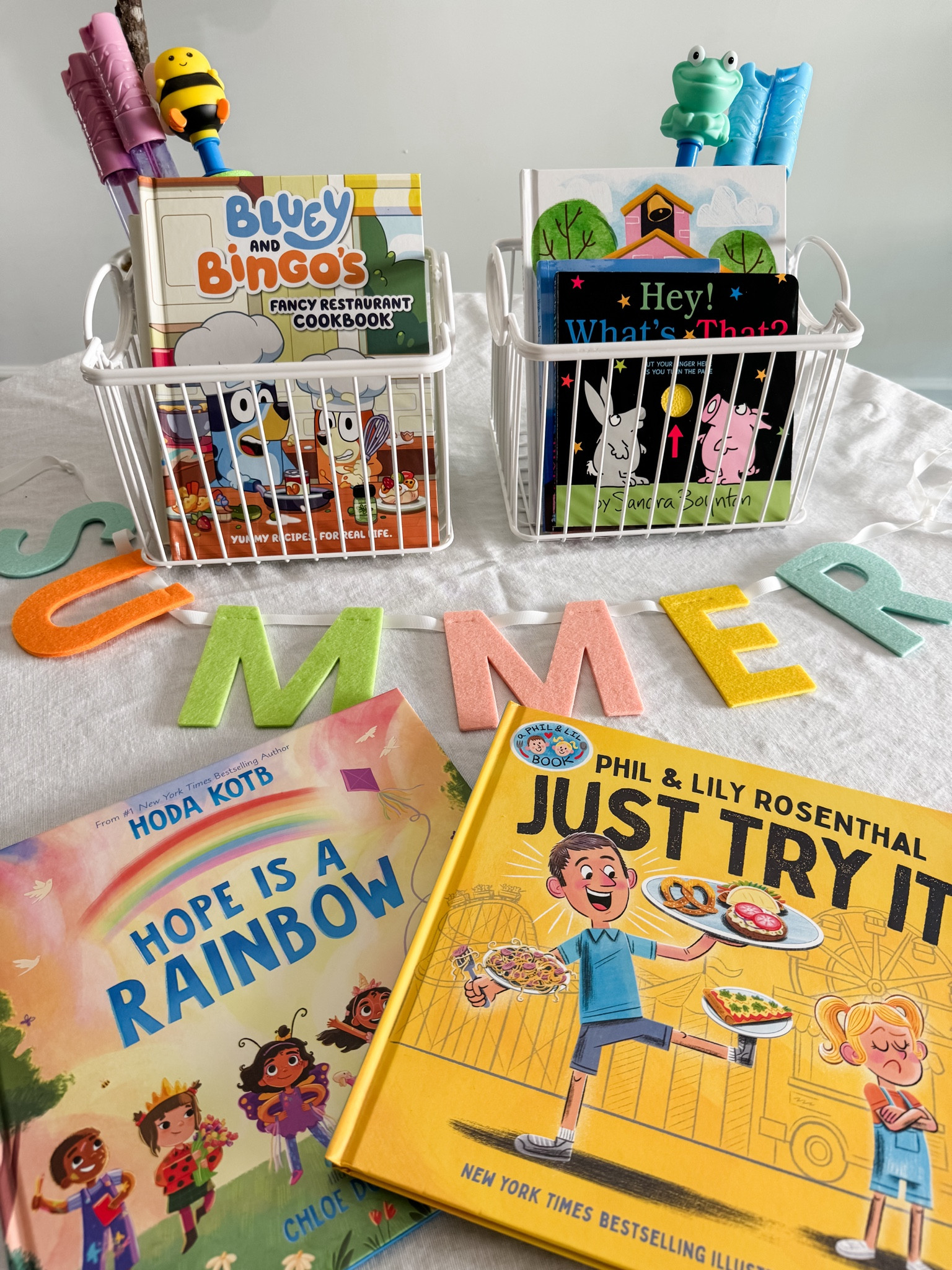 Stackable Kids' Storage Wire Bin - … curated on LTK