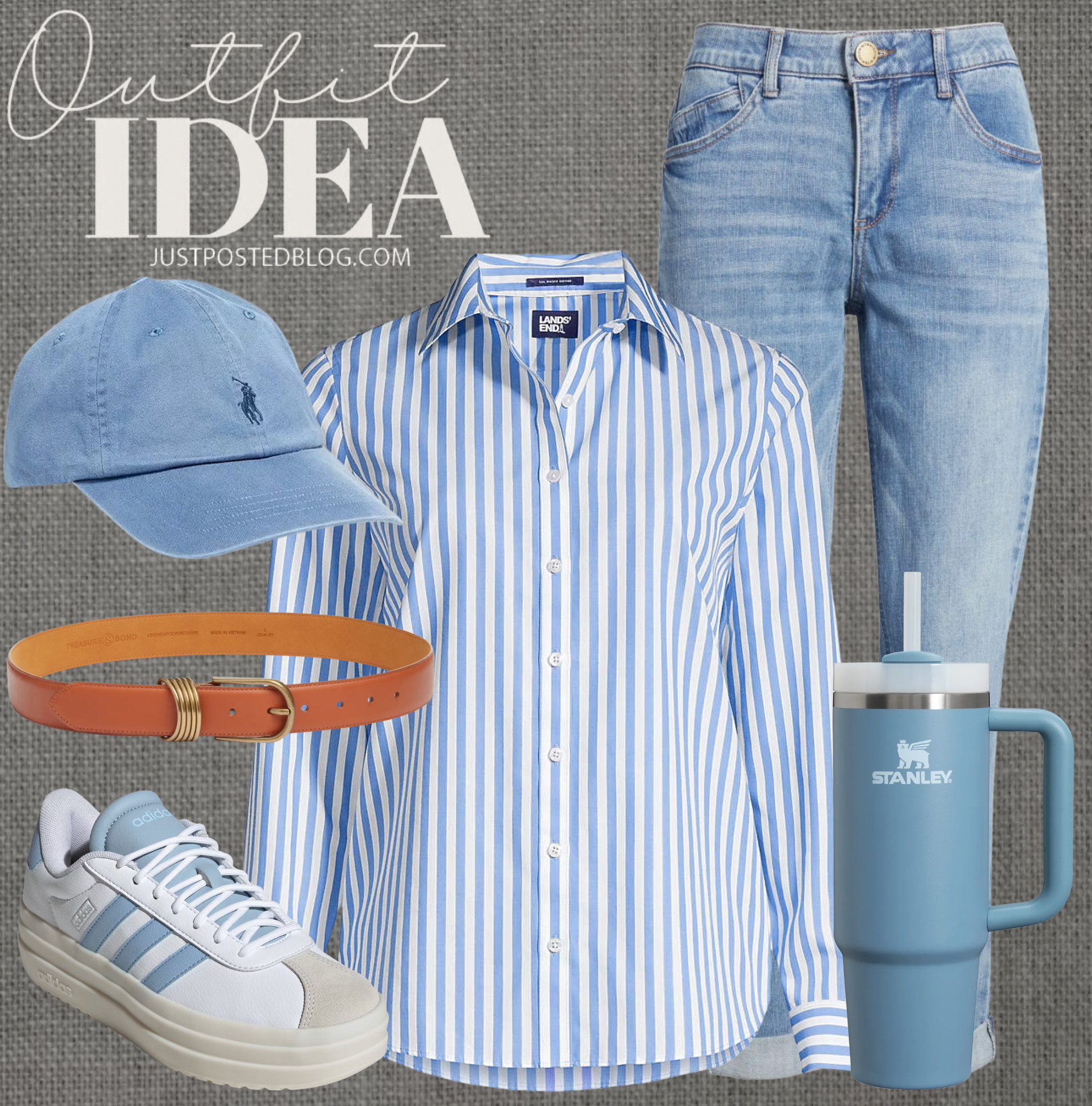 Women's No Iron Button Front Shirt curated on LTK