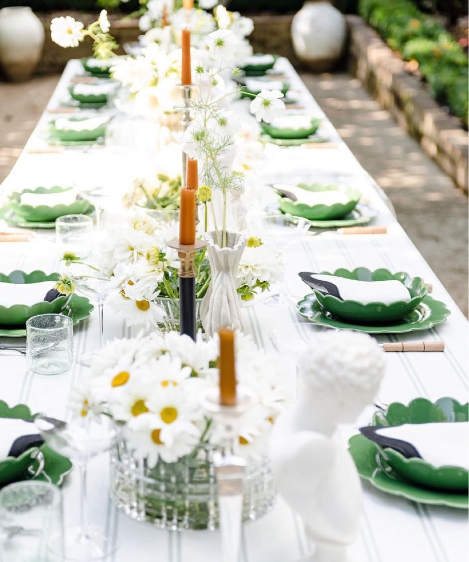 Green Scallop Dining Set - 17 … curated on LTK
