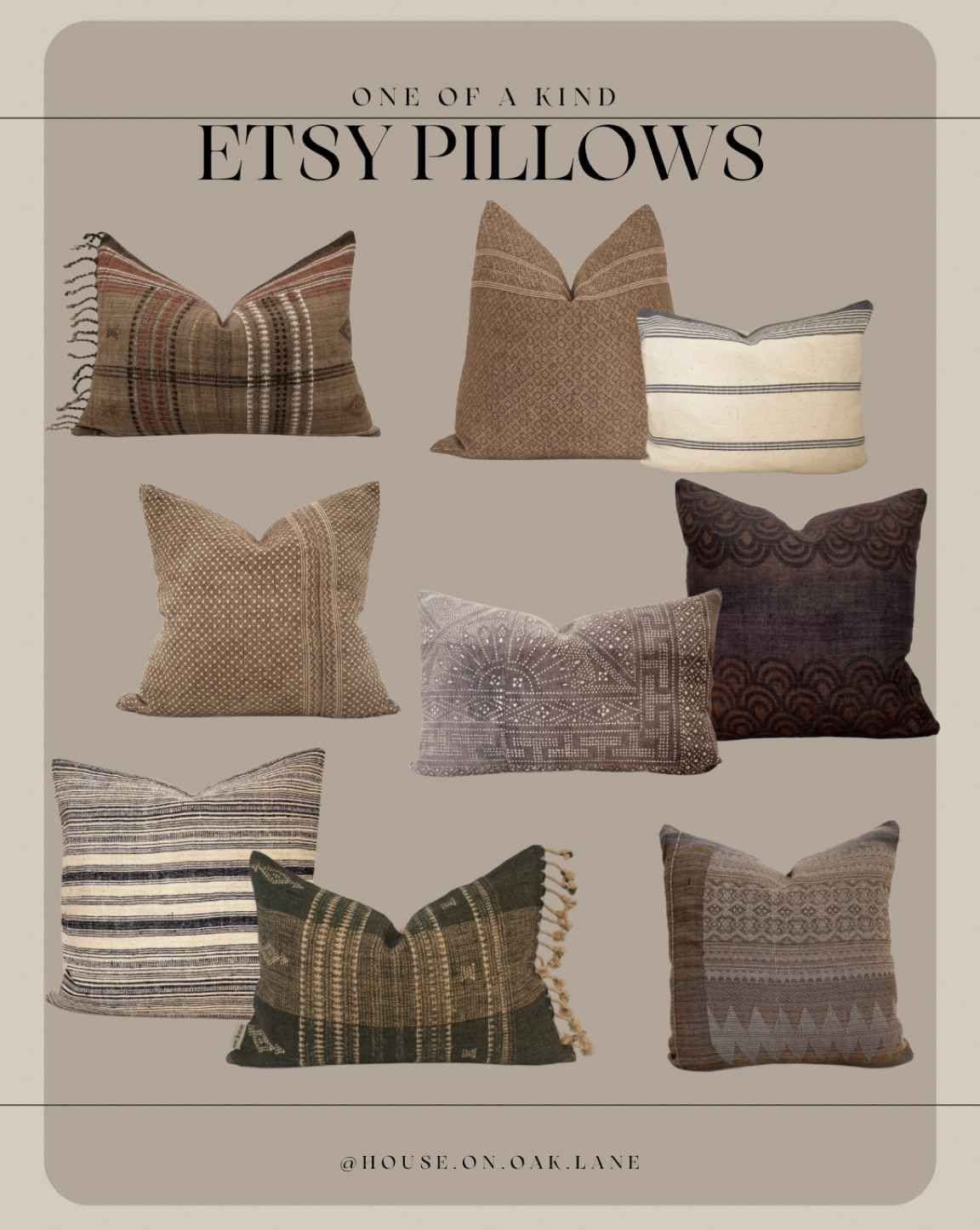Vintage Hmong Striped Pillow Cover … curated on LTK