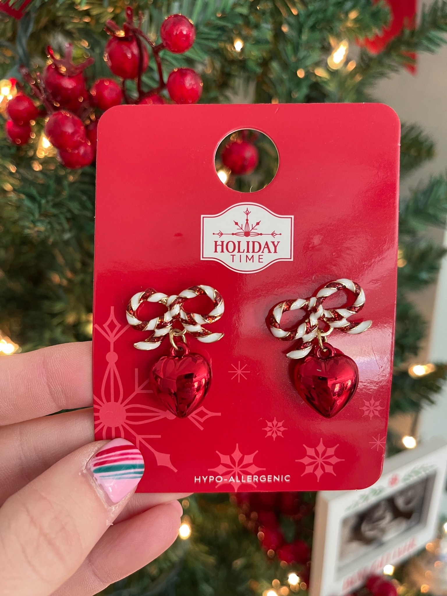 Holiday Time Heart Shaped Red … curated on LTK