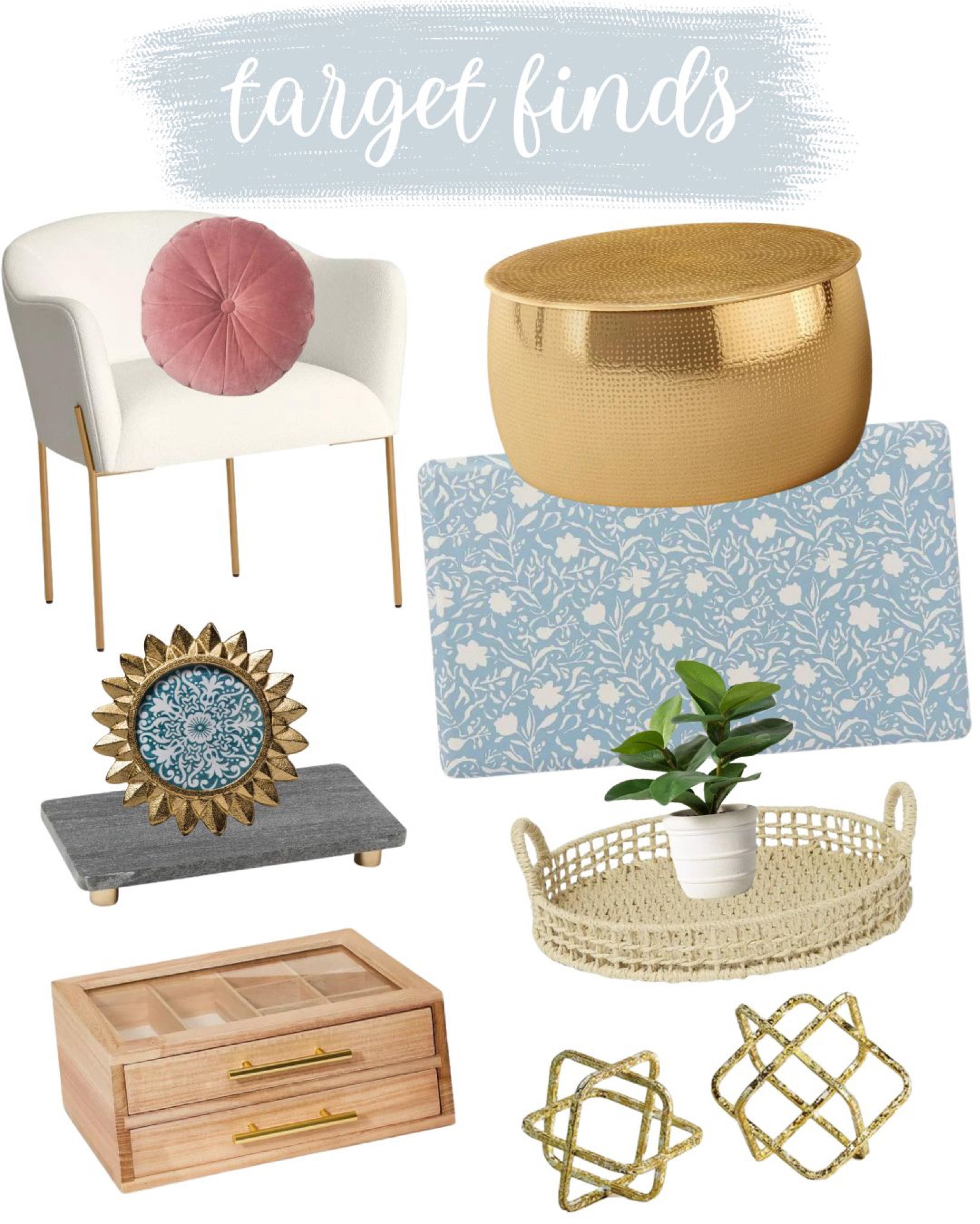 Small Distressed Gold Cube Metal … curated on LTK