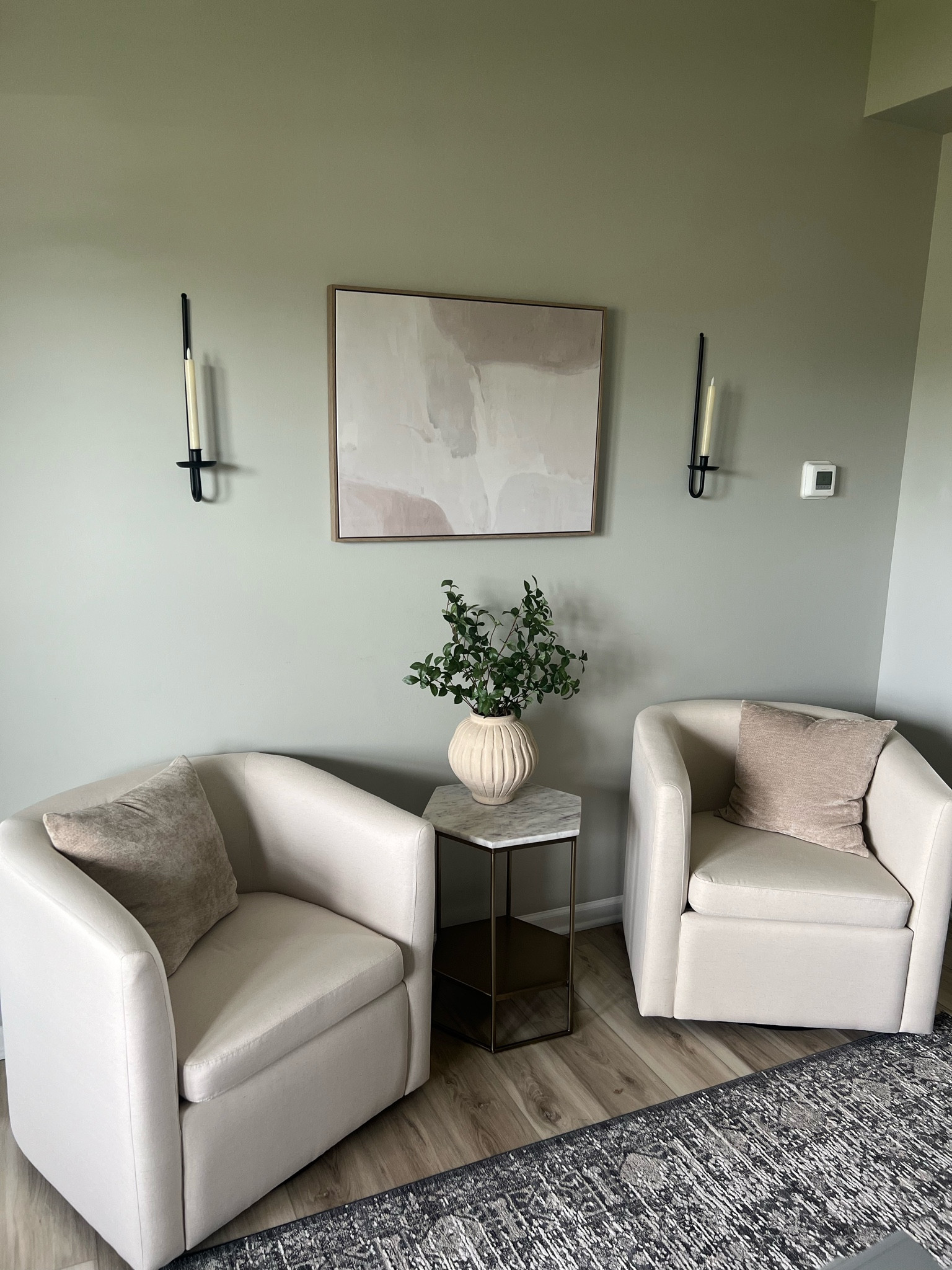 Vernon Upholstered Barrel Swivel … curated on LTK