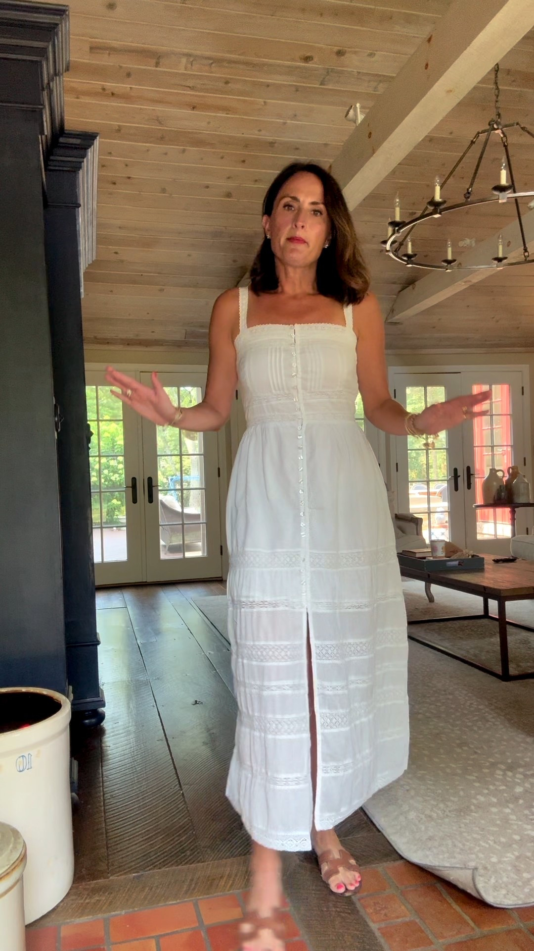 Lace-Trim Maxi Dress curated on LTK