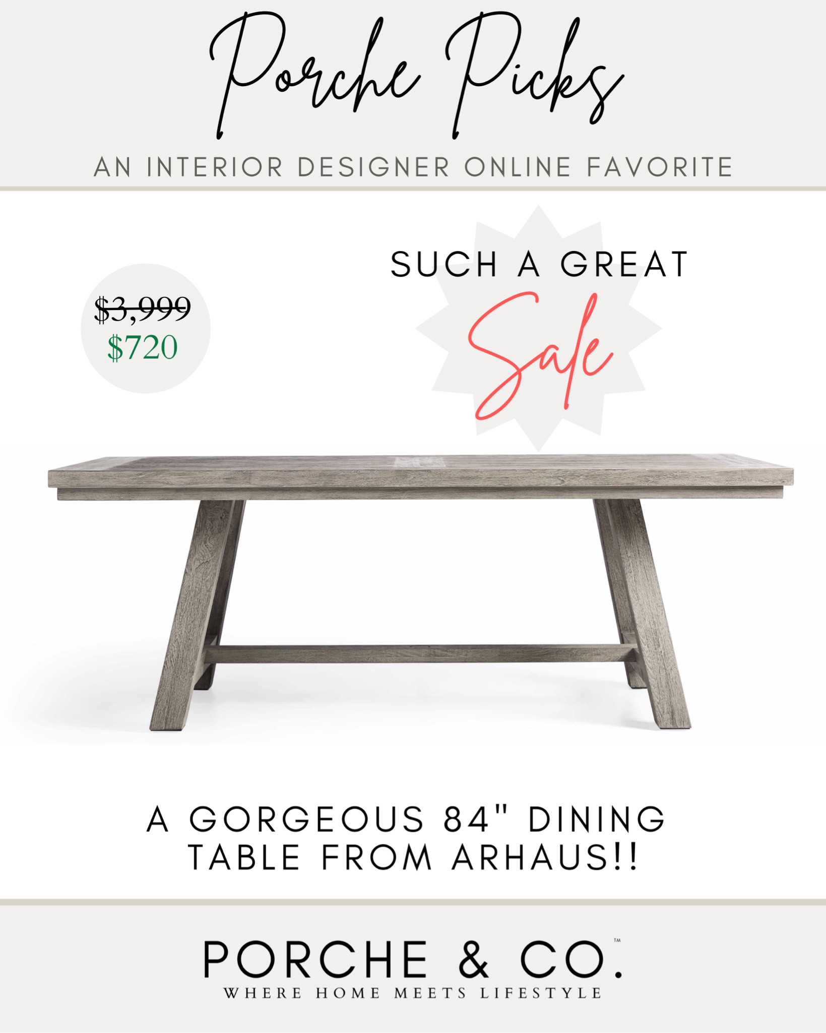 Adones Outdoor Dining Table curated on LTK