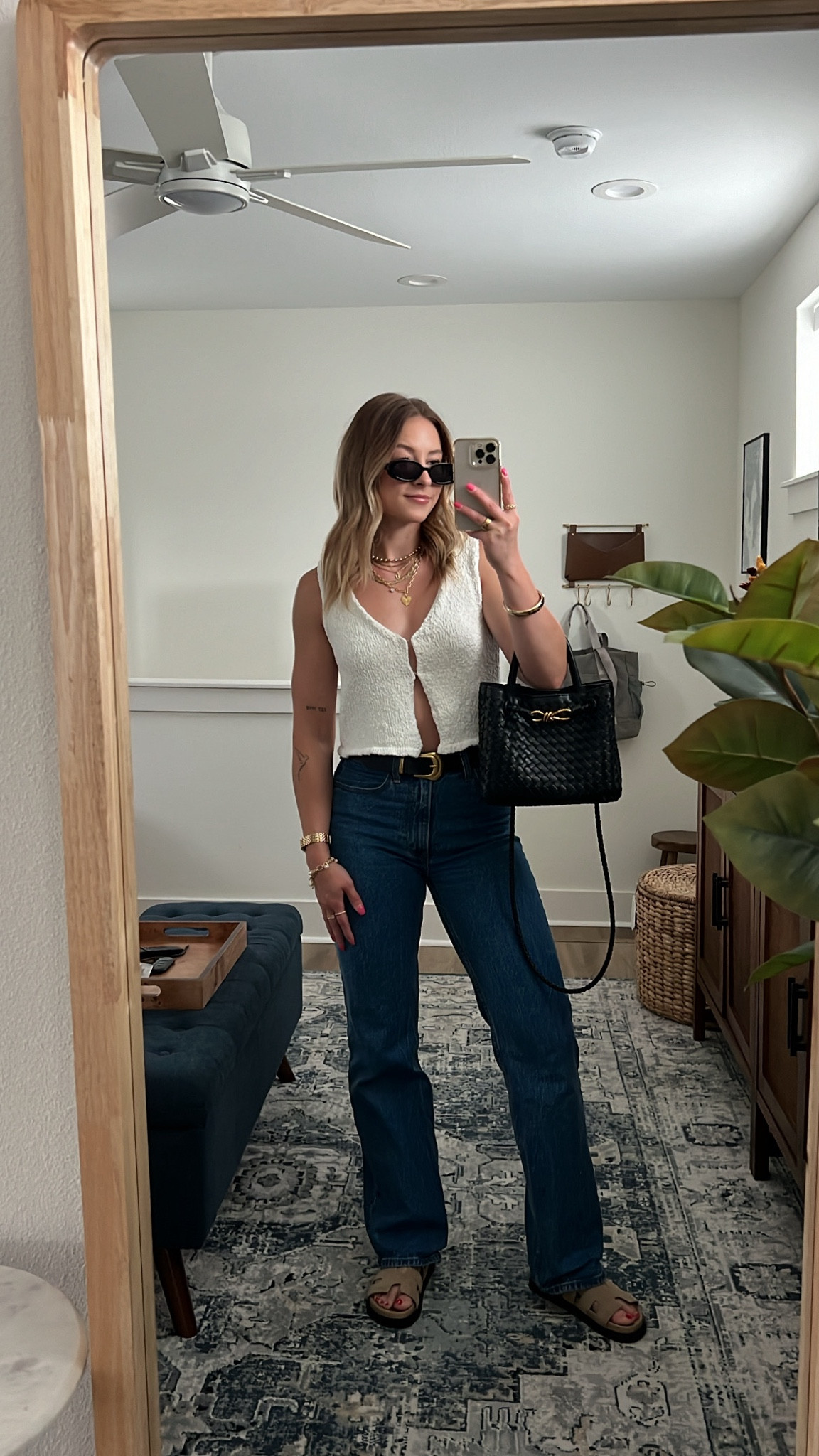 DION OFF WHITE BOUCLE KNIT VEST curated on LTK