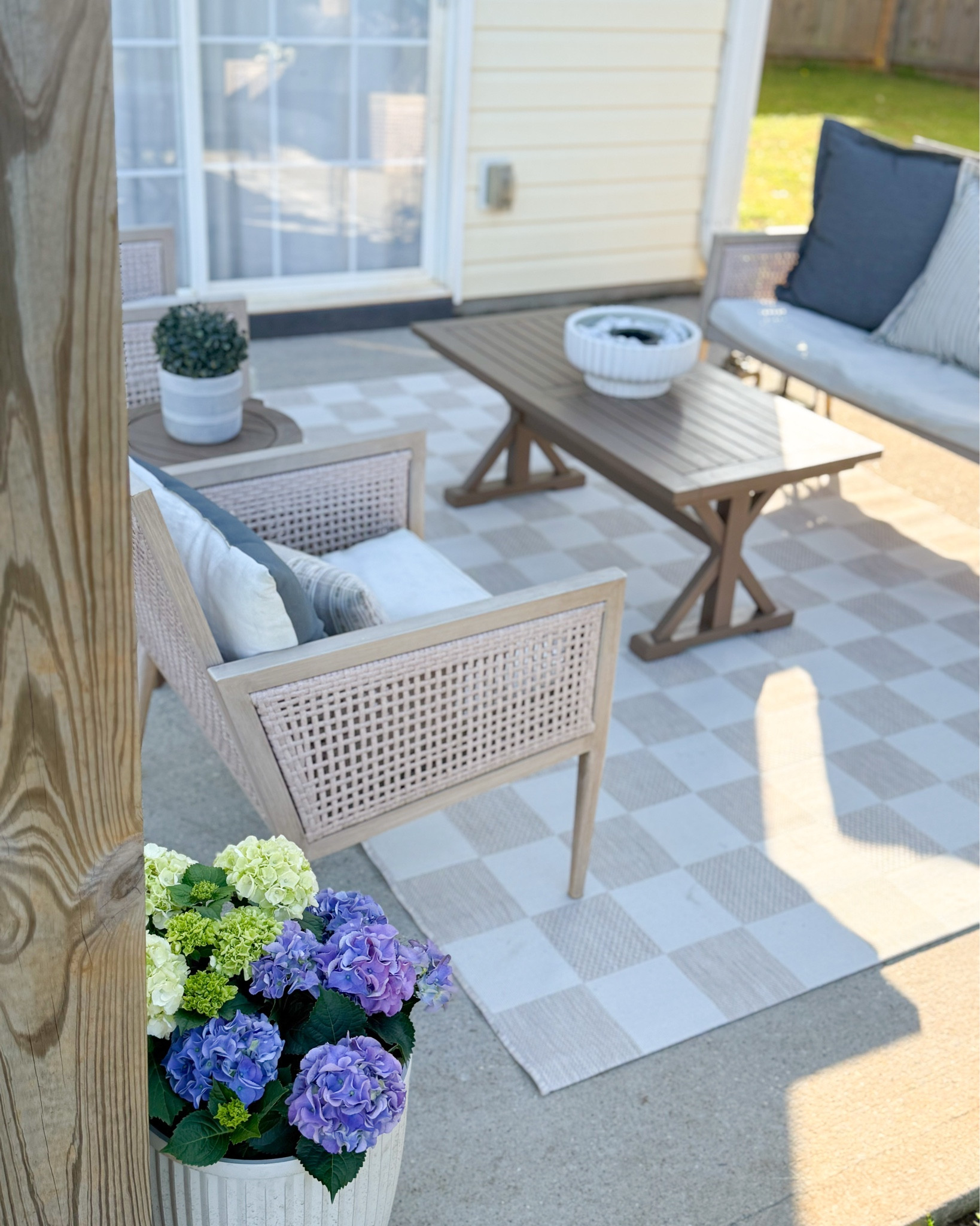 Linear Geo Outdoor Area Rug - Room … curated on LTK