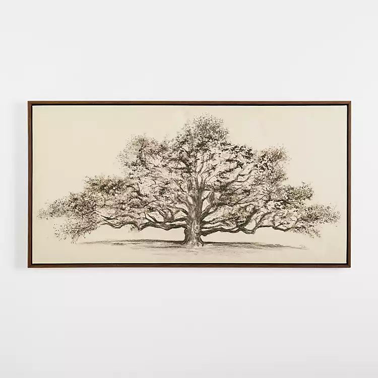 Wide Oak Tree Framed Art Print curated on LTK