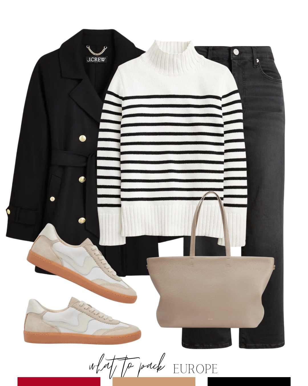 Cotton turtleneck sweater in stripe curated on LTK