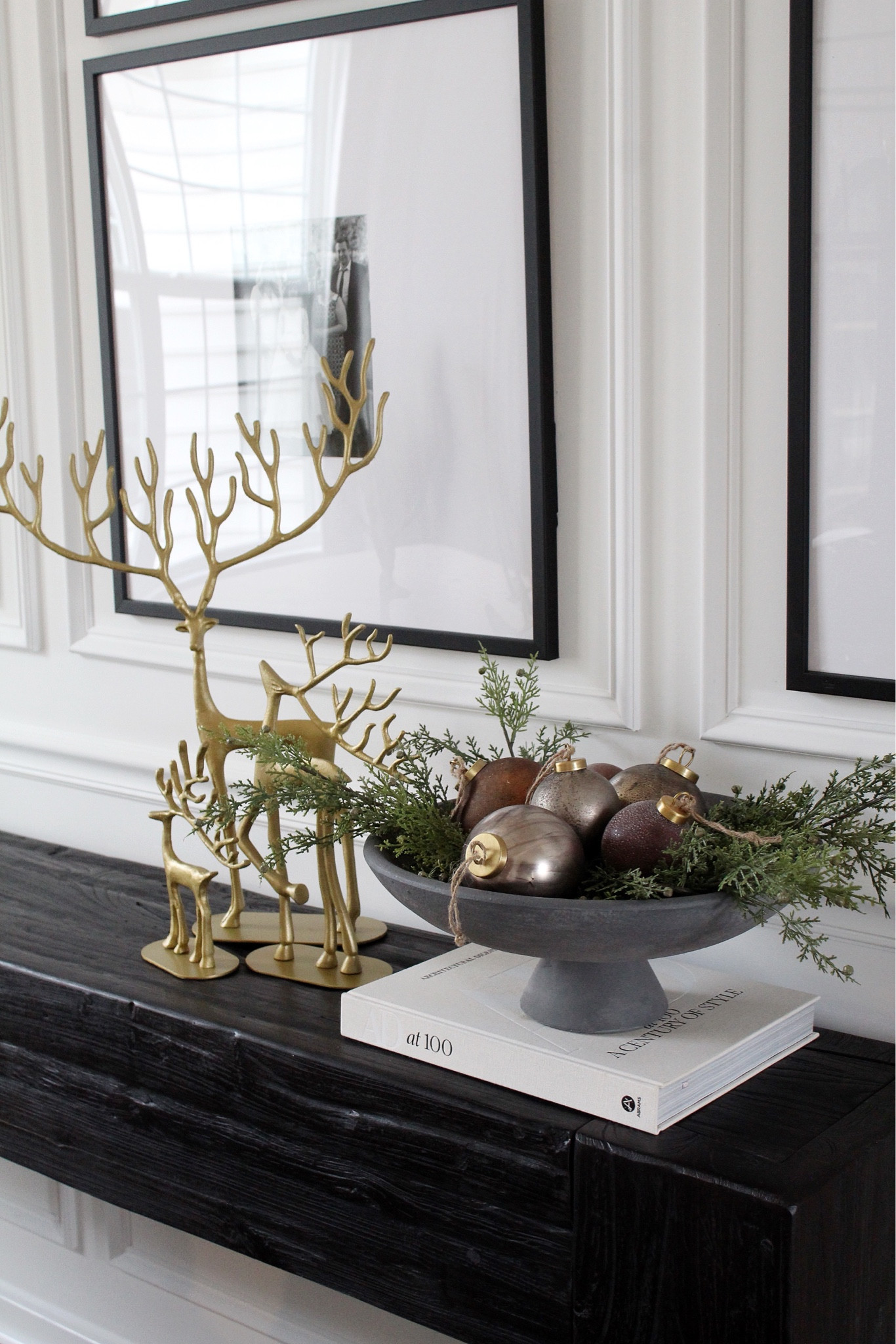 Modern Rustic Console Table Black … curated on LTK