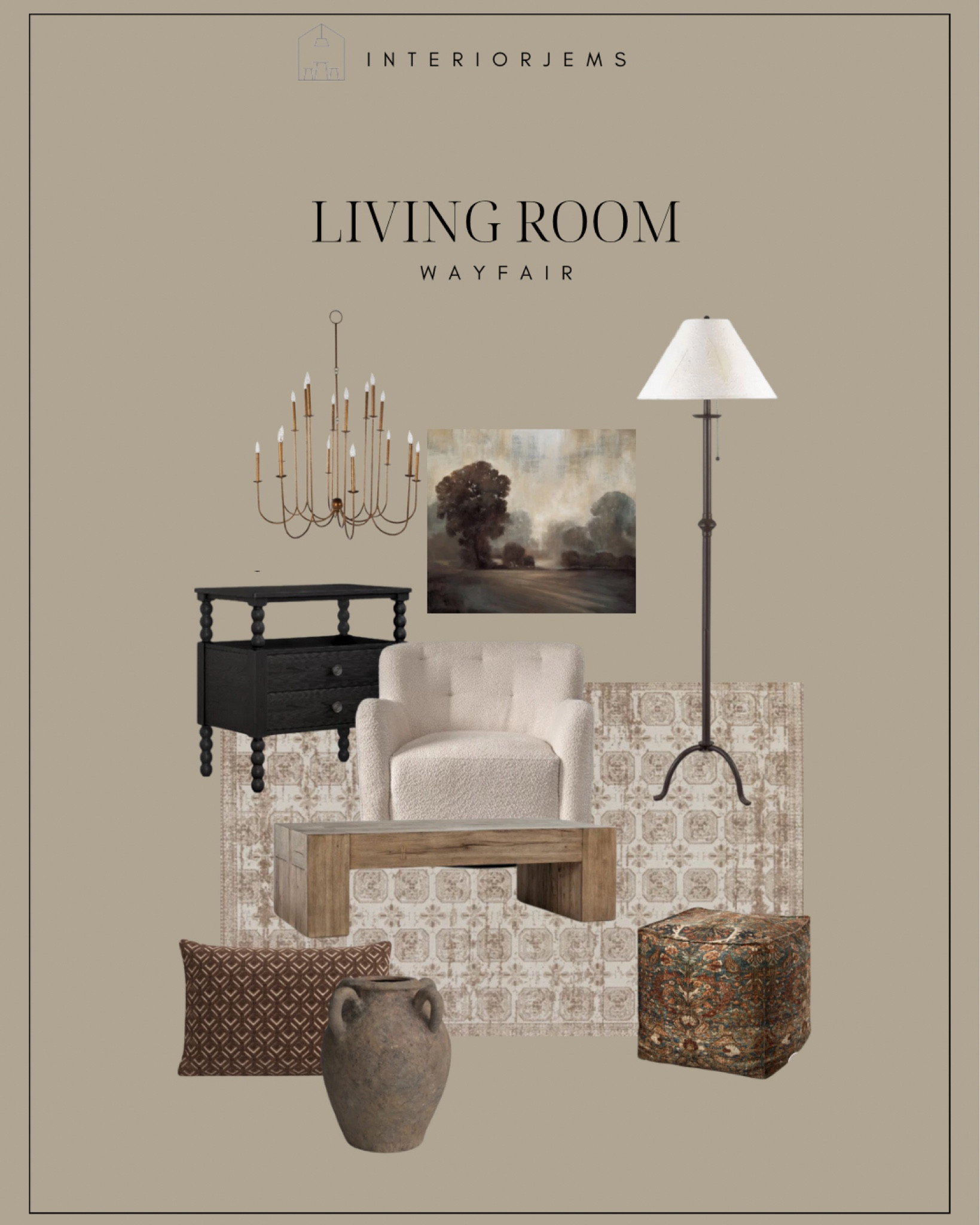 Anjonette Sepia by Simon Addyman … curated on LTK