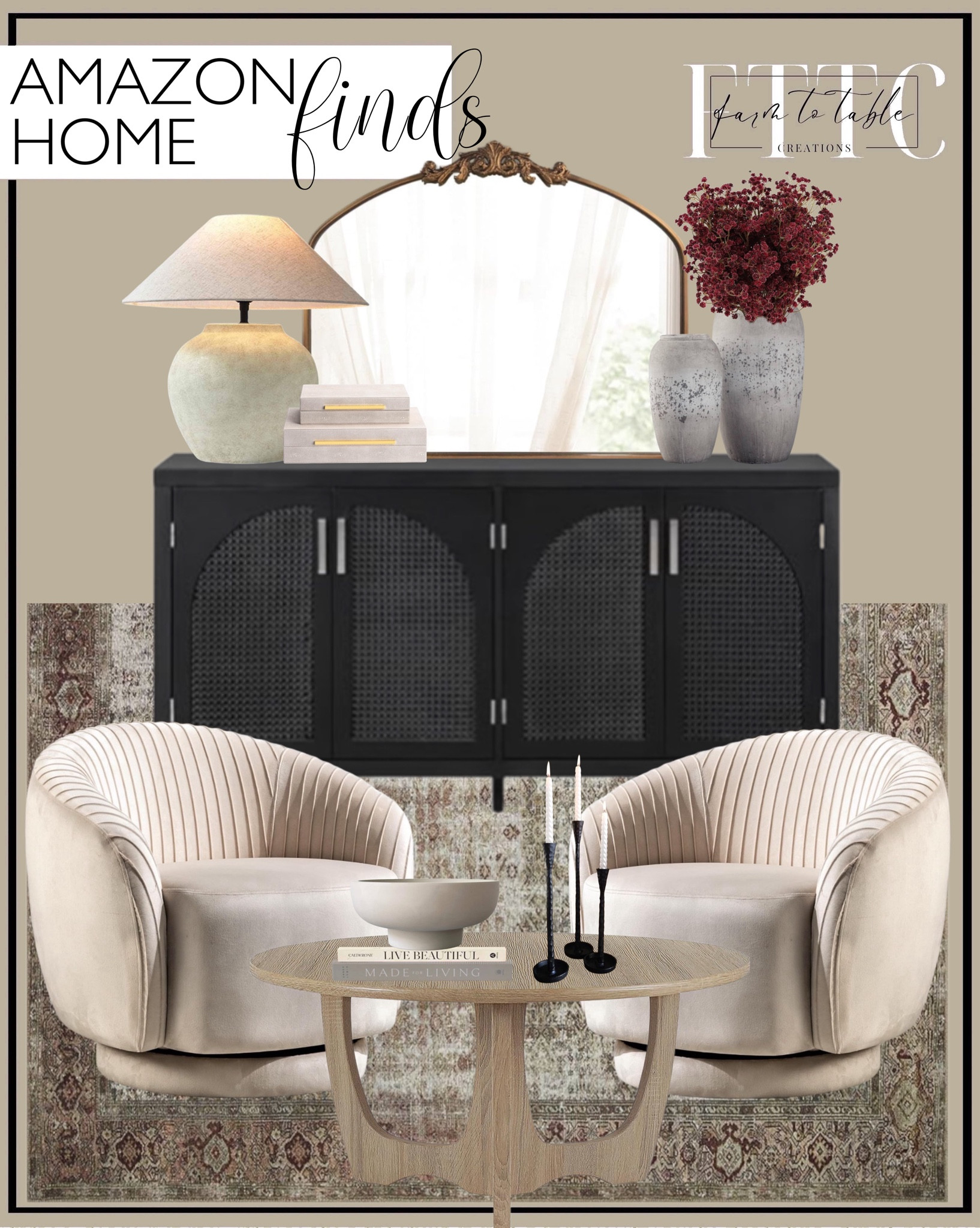 Dwen 46'' Manufactured Wood Foild … curated on LTK