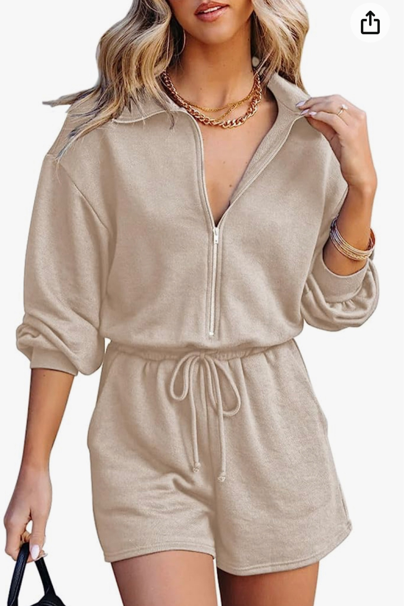 Fixmatti Women Zip up Romper Long … curated on LTK