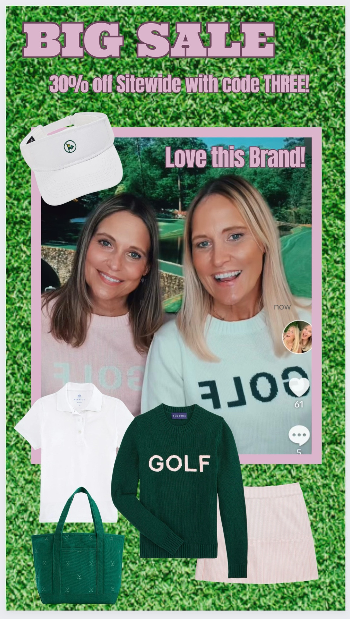 Renwick Golf Sweater curated on LTK