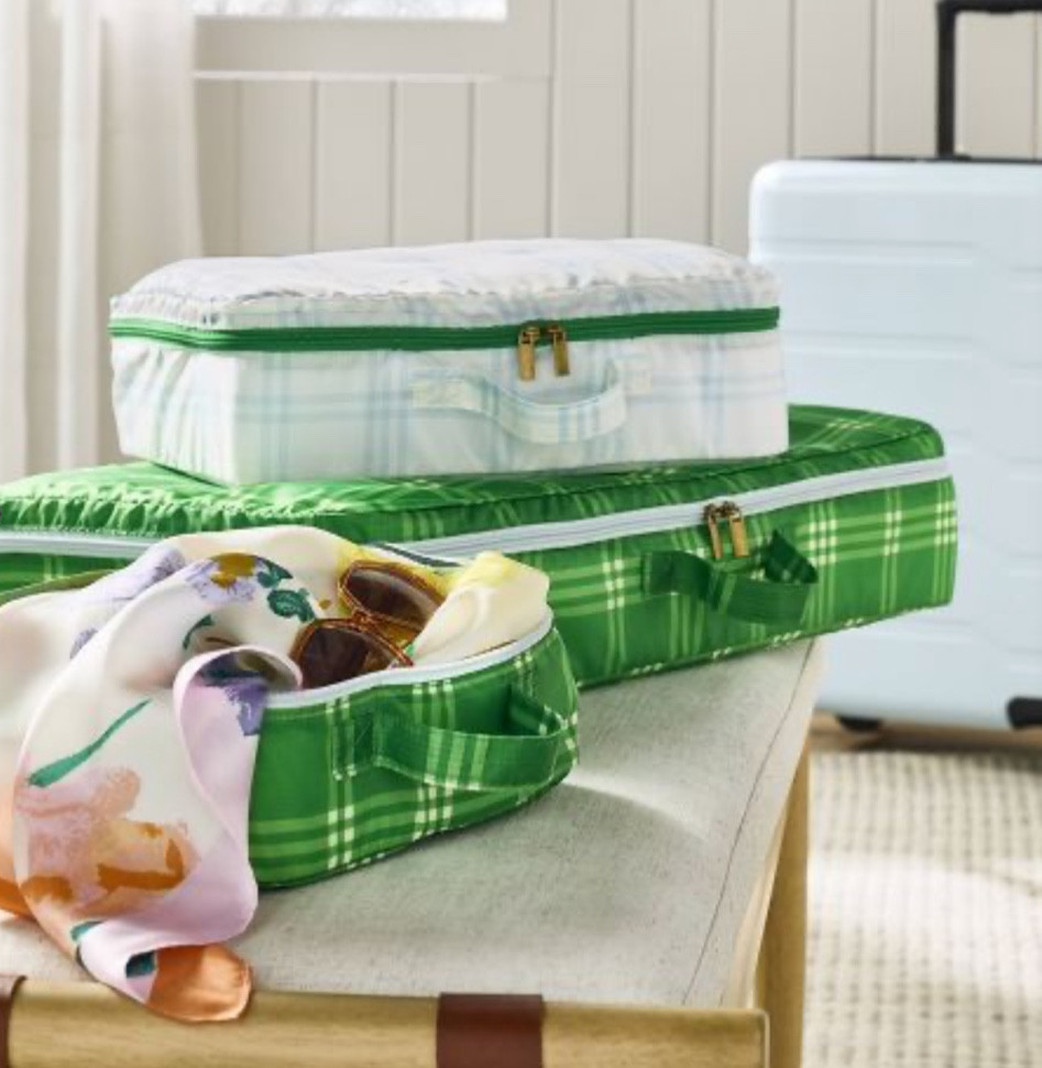 Tri-Stripe Plaid Packing Cubes … curated on LTK