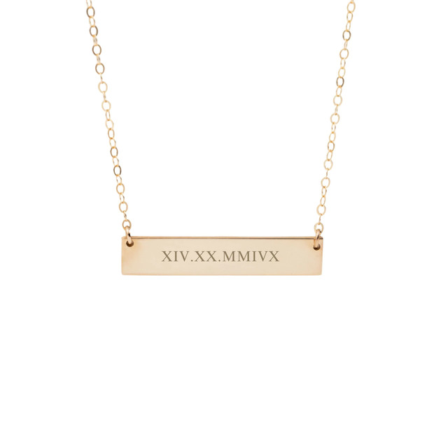 Roman Numeral Bar Necklace curated on LTK