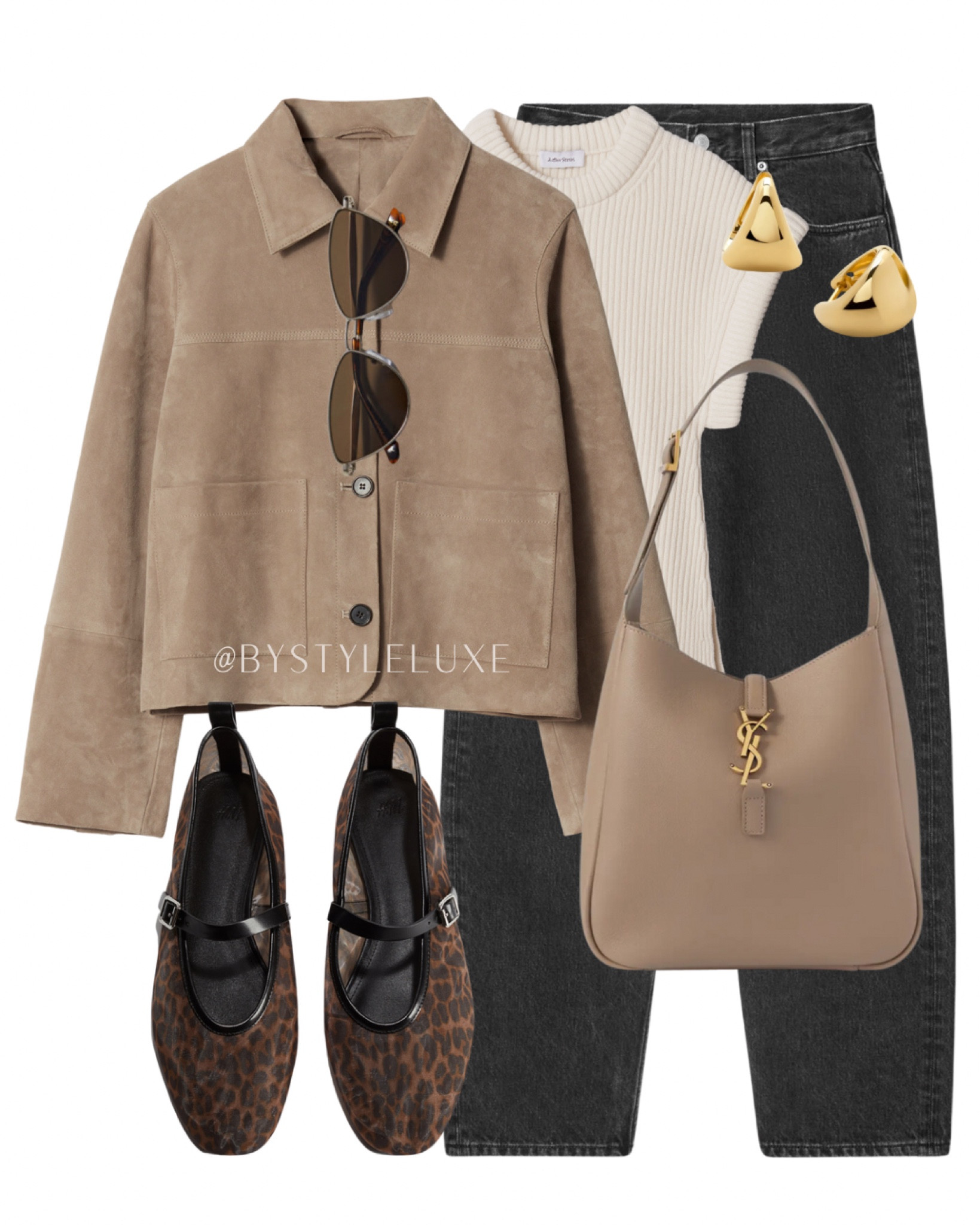 Patch-Pocket Leather Jacket curated on LTK