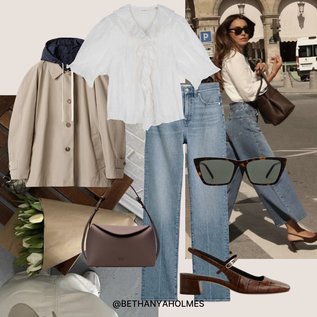 Clay/navy Panama Cotton And … curated on LTK