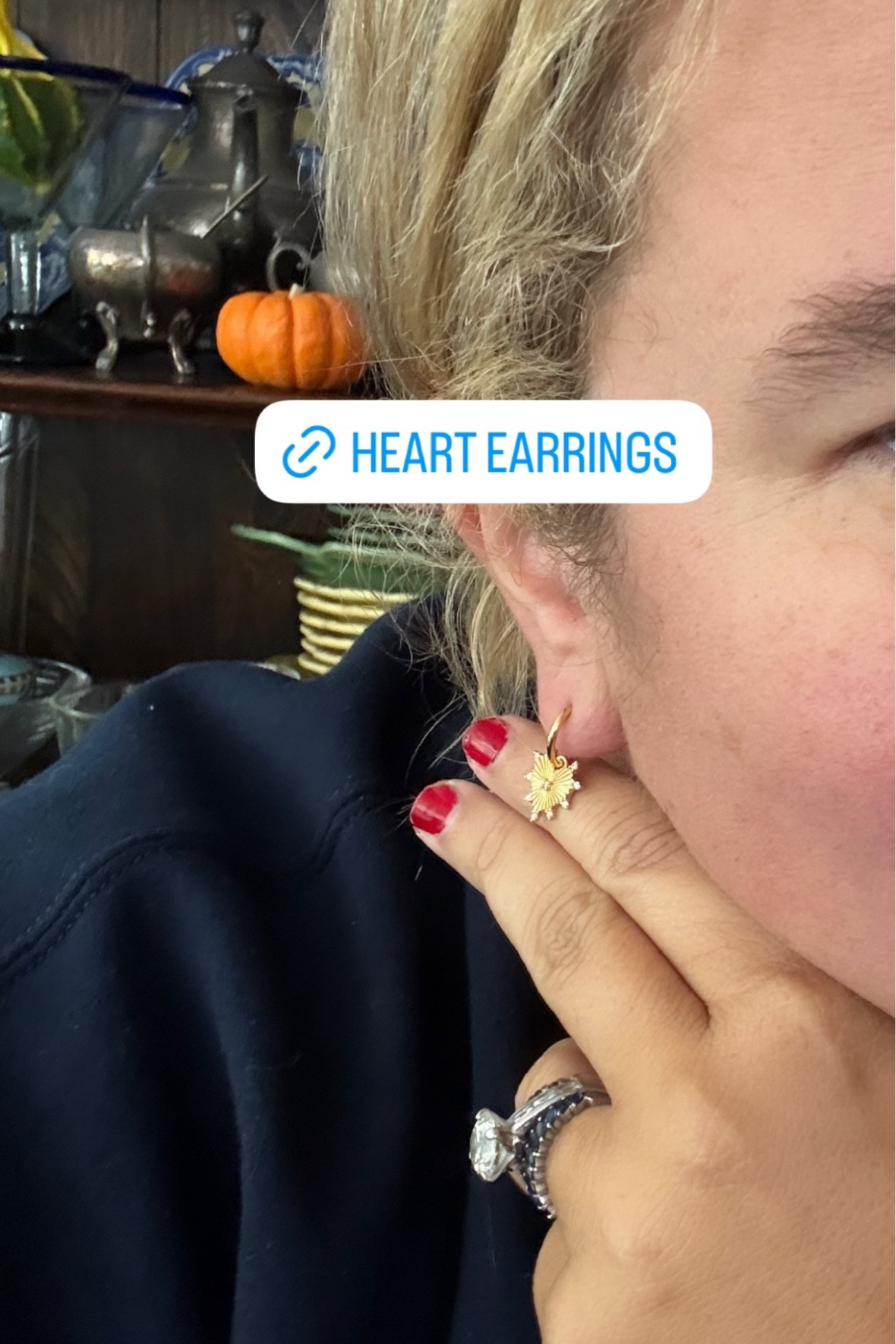 HALO HEART EARRING curated on LTK