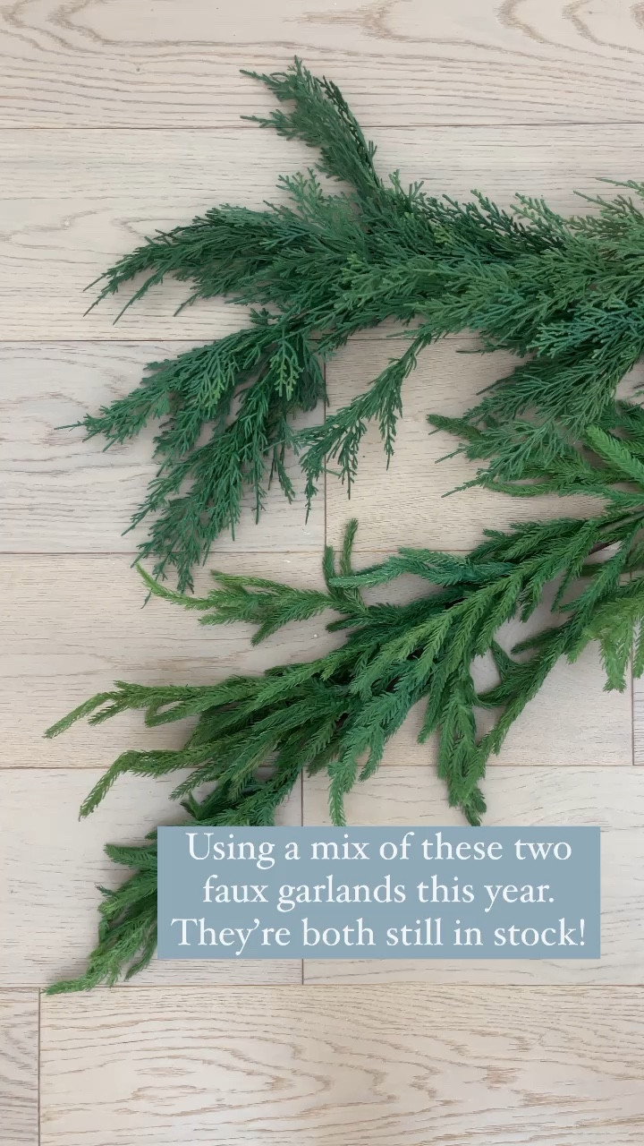 Faux Cedar Pine 6' Garland curated on LTK