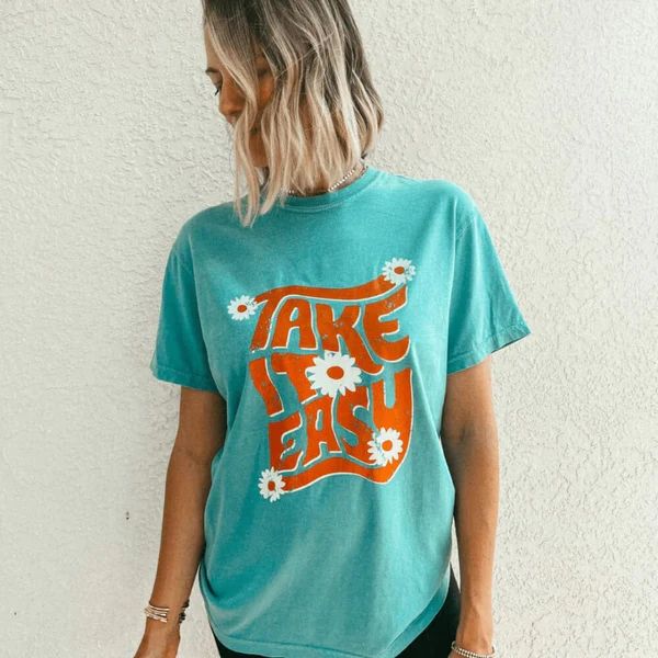 Take It Easy Tee curated on LTK