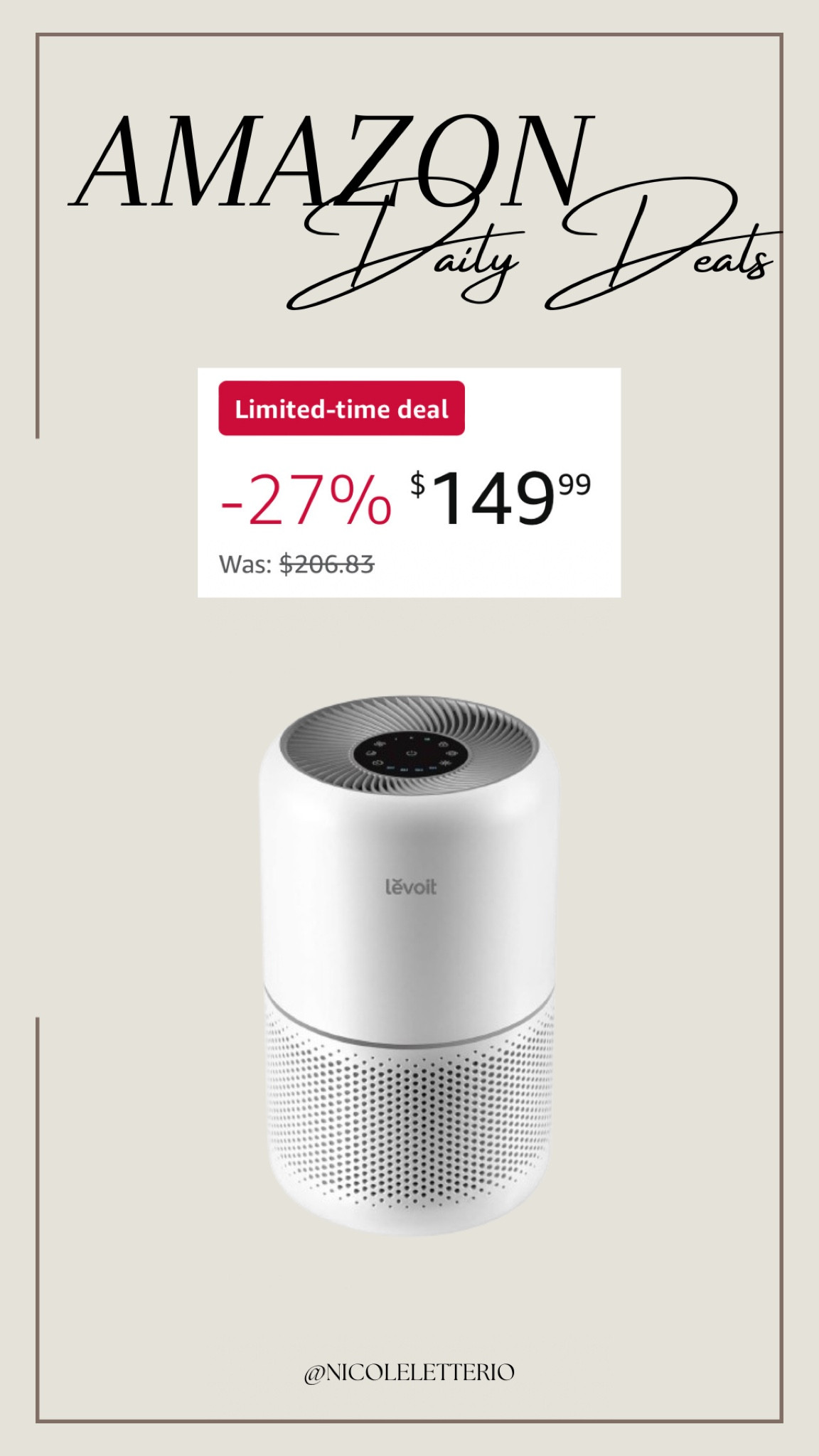 LEVOIT Air Purifiers Large Room … curated on LTK