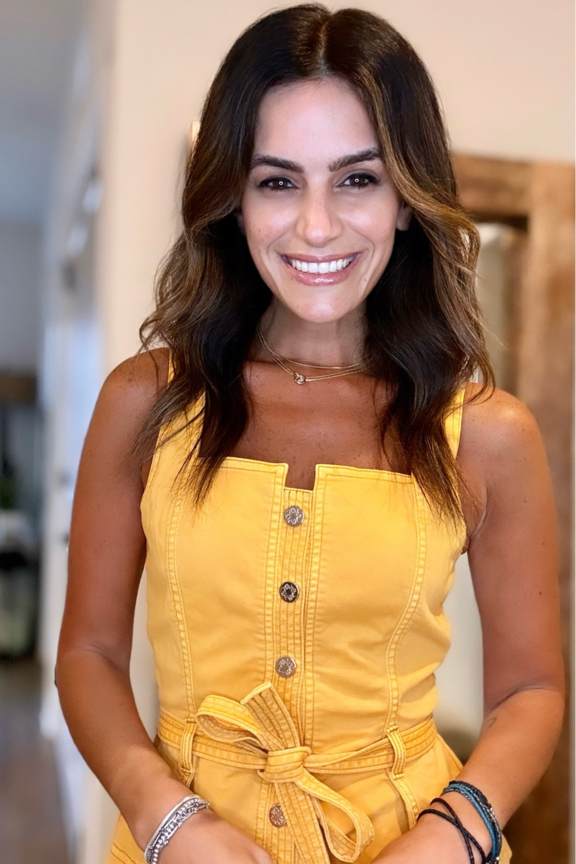 Sleeveless Topstitch Pret Top curated on LTK