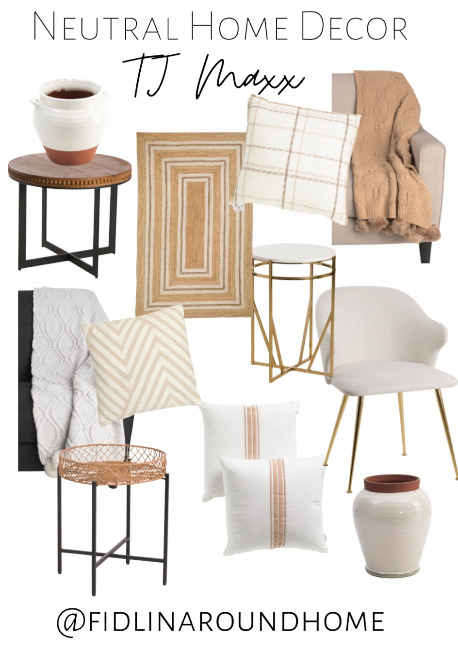 Metal Wooden Side Table curated on LTK