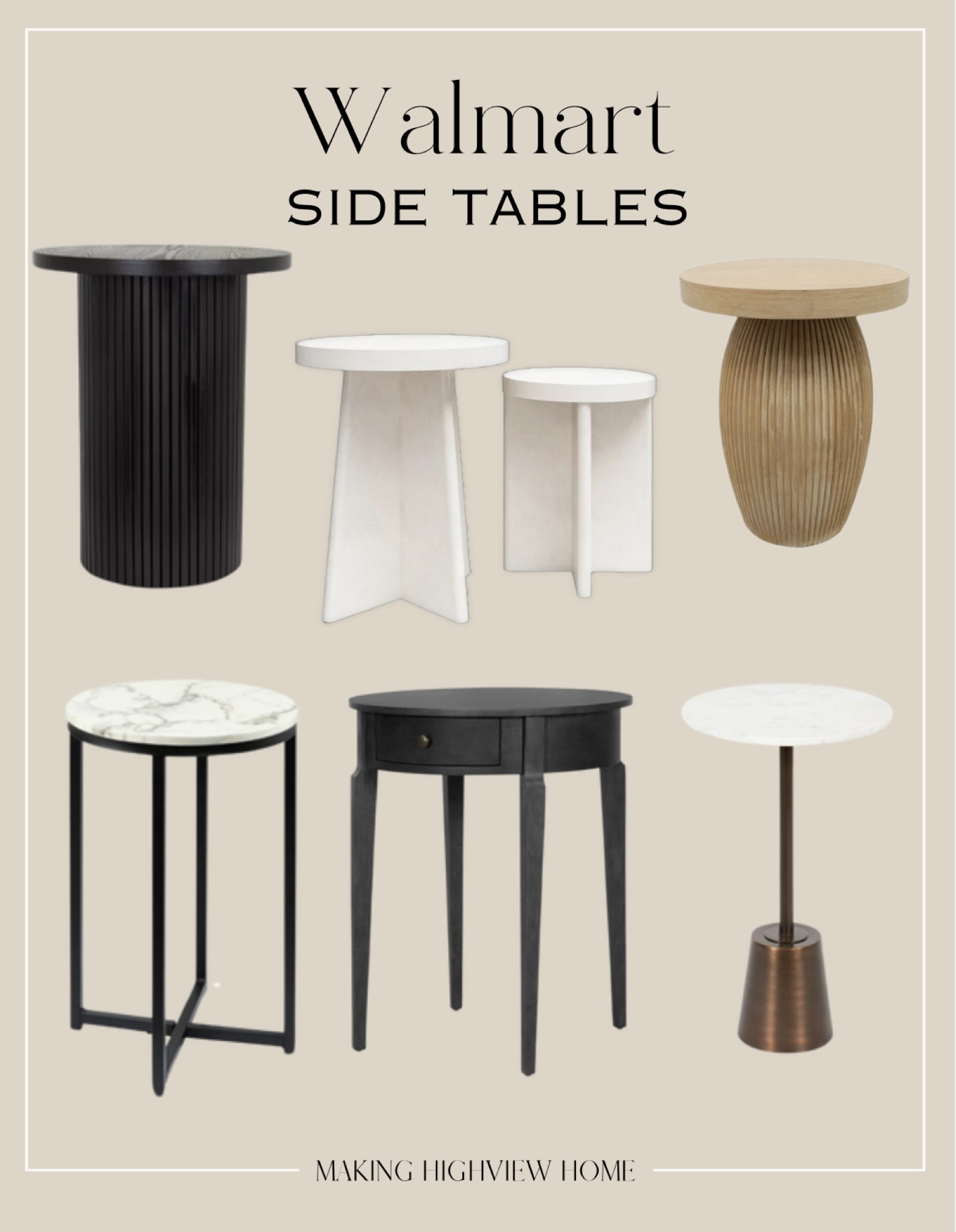 Queer Eye Liam Round End Tables, … curated on LTK