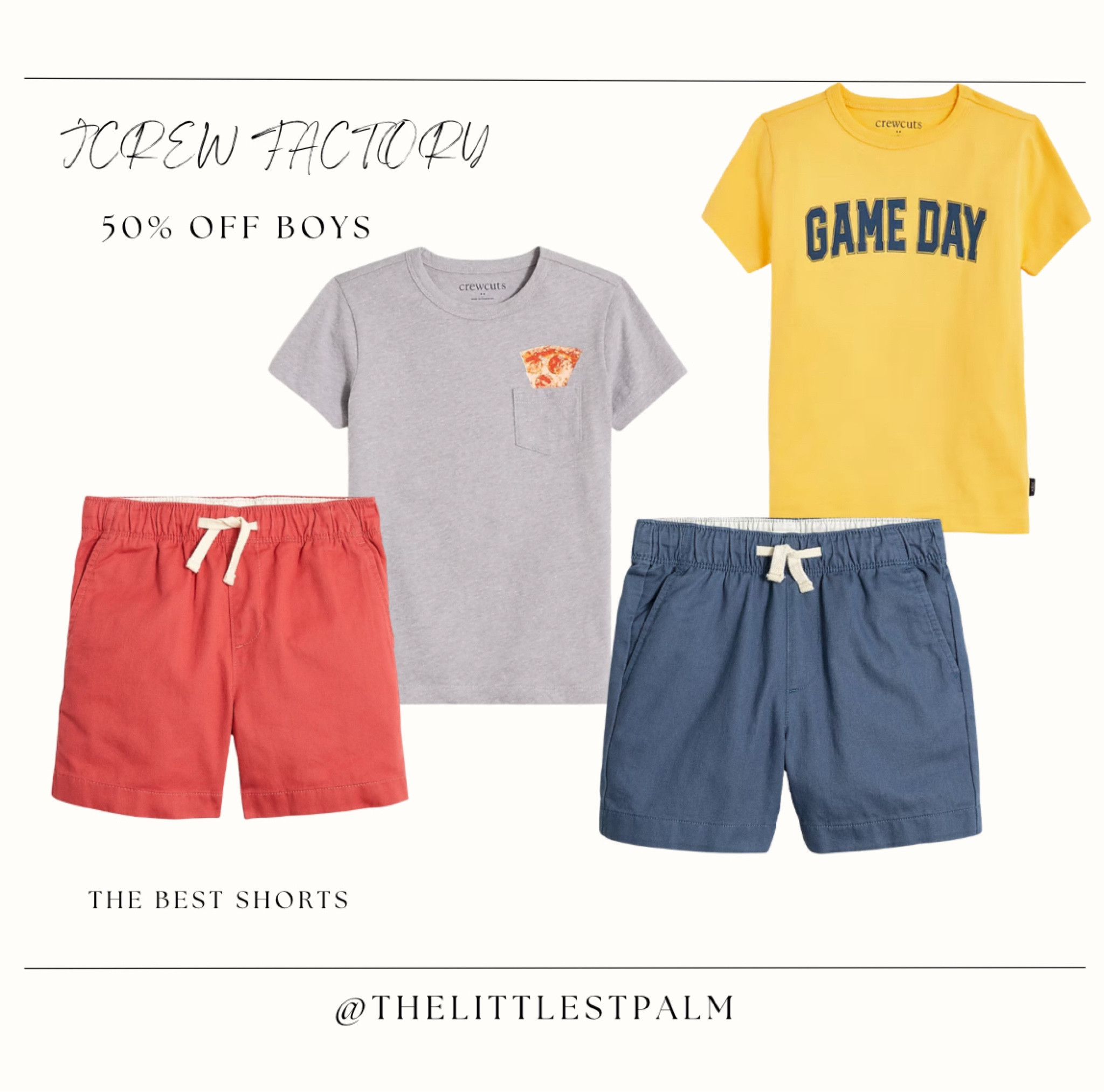 Boys' drawstring twill dock short curated on LTK